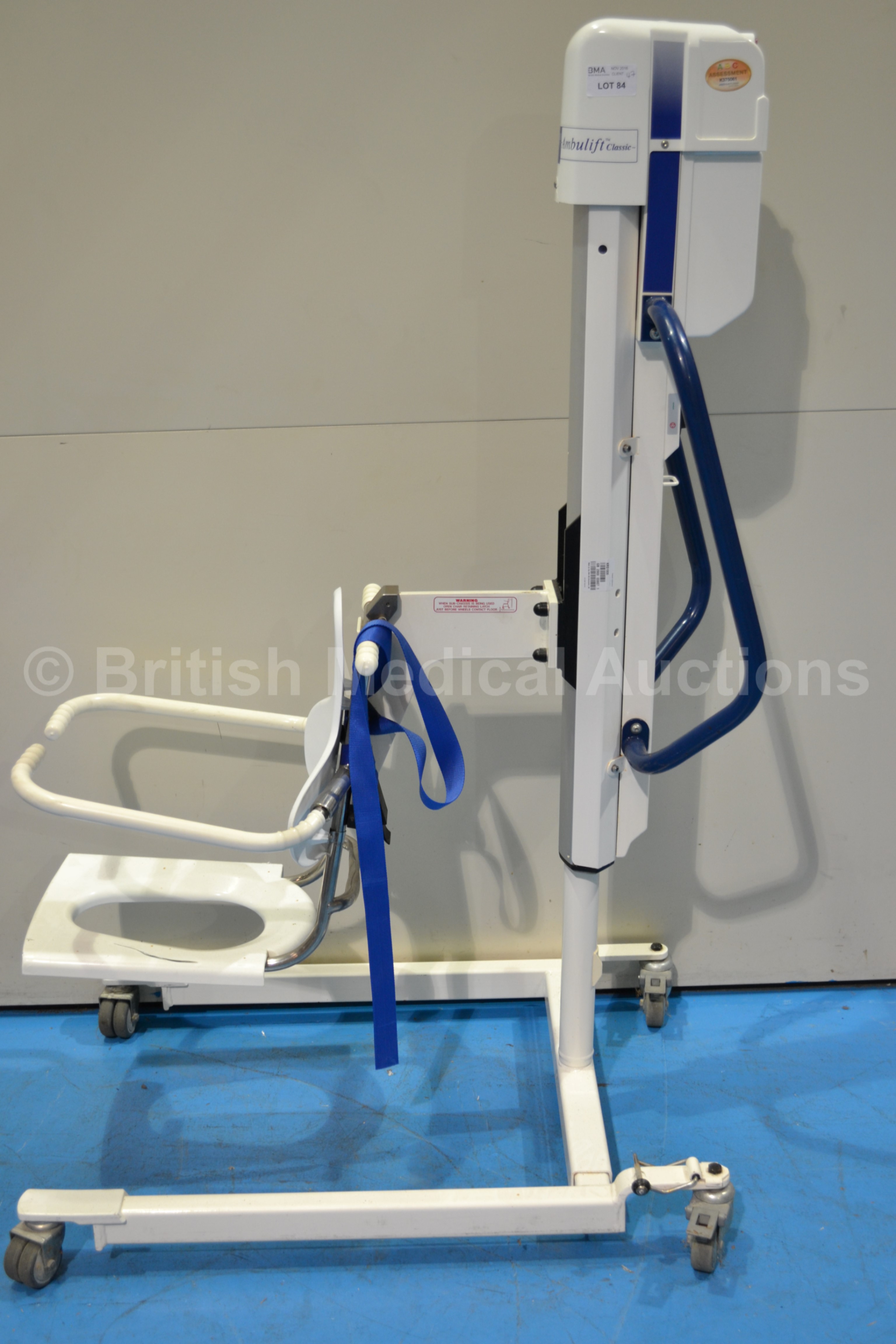 Arjo Ambulift Classic Electric Patient Hoist (Untested, No Battery or ...
