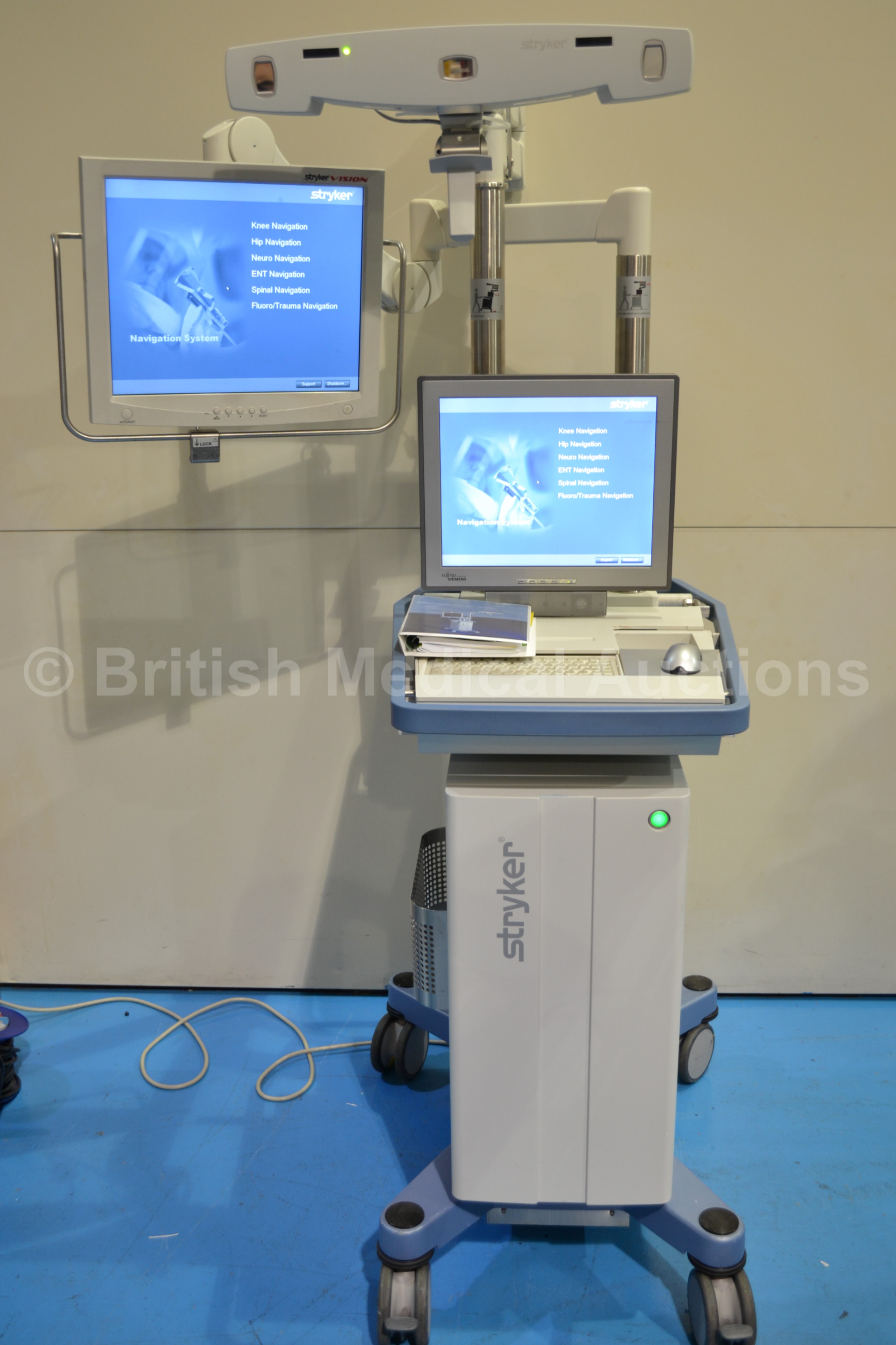 Stryker Navigation System II - Cart ref 7700-100-000 - New bios battery ...