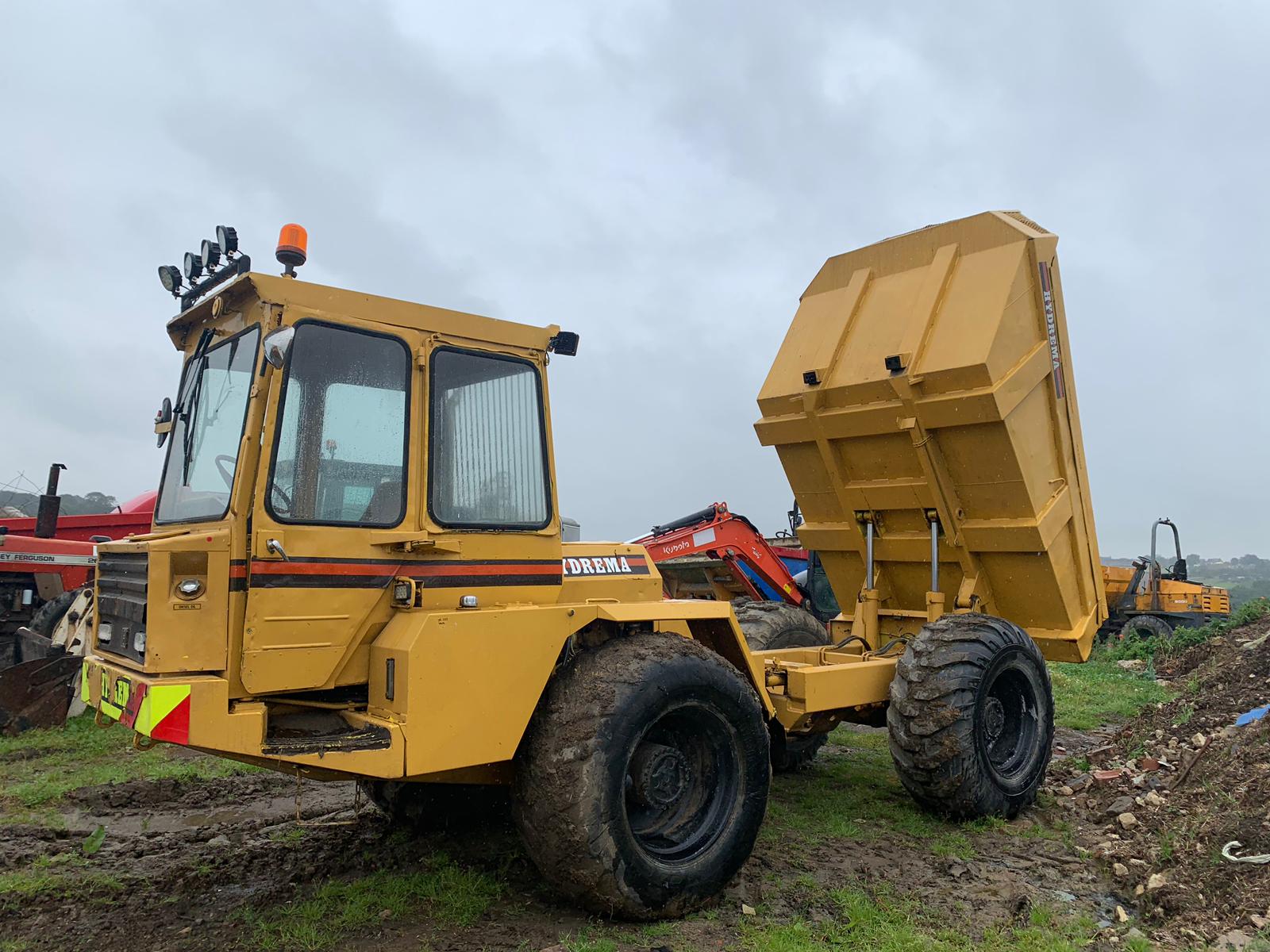 DS - HYDREMA 10 TON REAR TIP DIESEL DUMPER, RUNS, WORKS AND TIPS ...