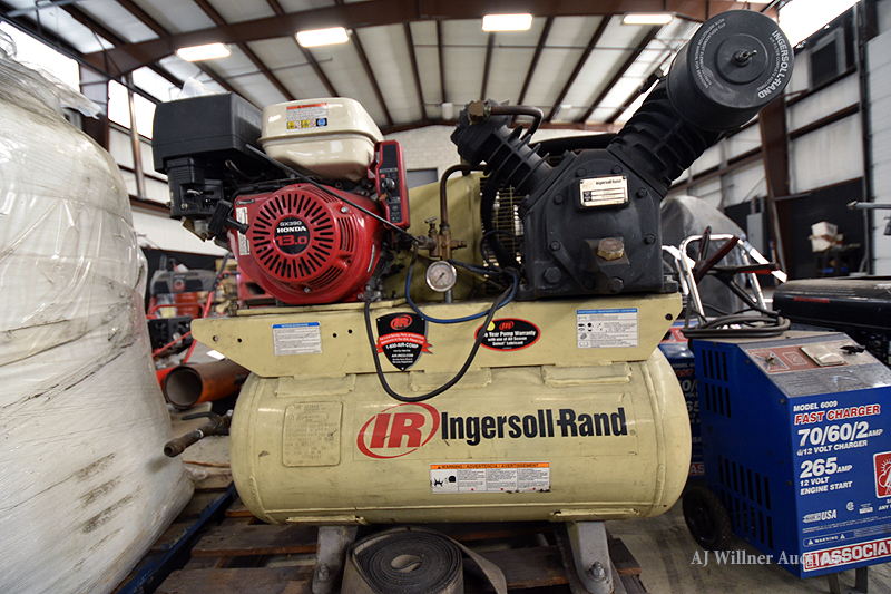 Ingersoll Rand Horizontal Air Compressor 30gal w/ Honda 13hp Engine ...