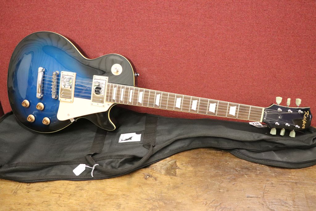 Guitar - Keiper Les Paul style electric guitar in midnight blue, new ...