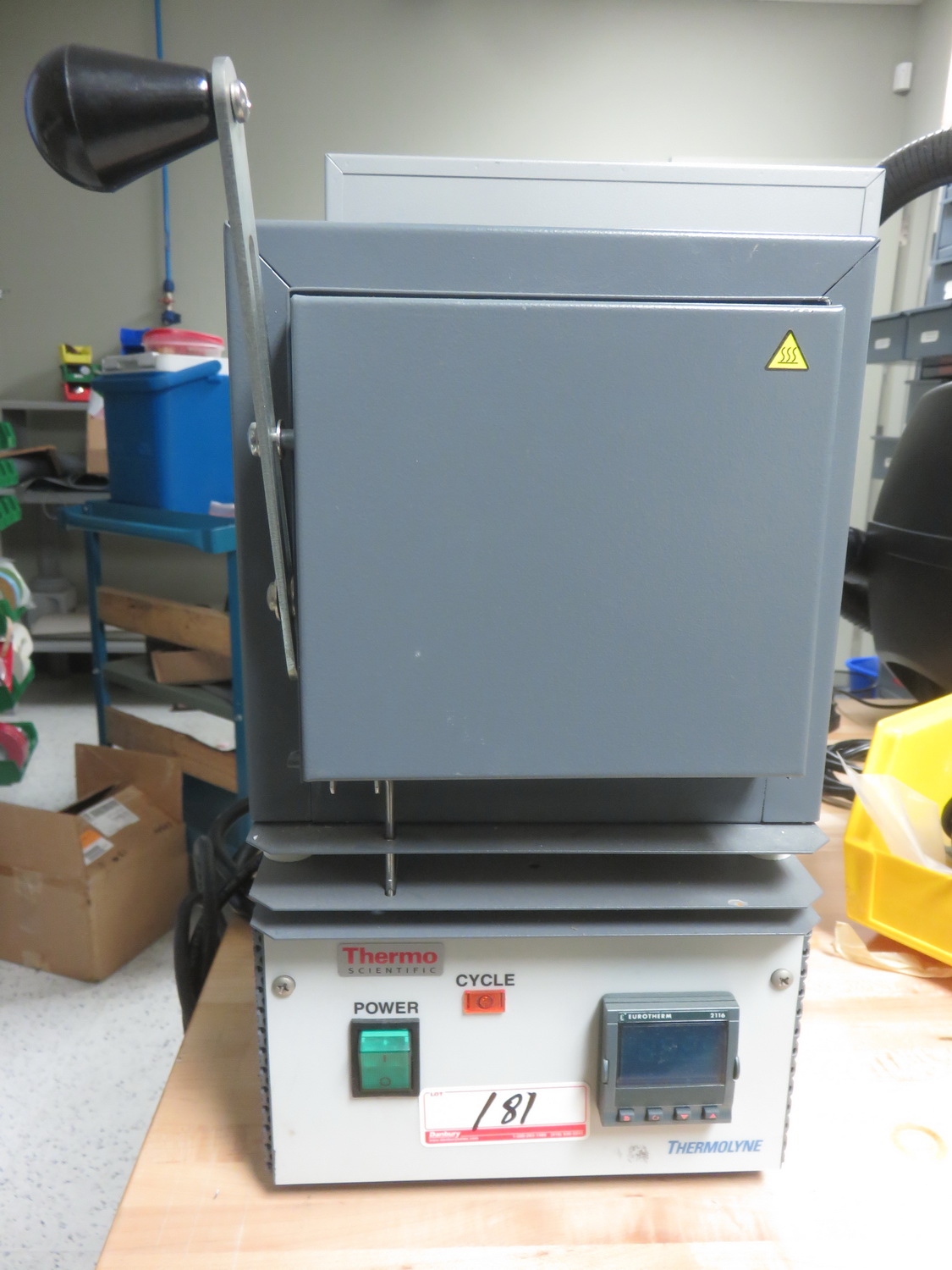 THERMOLYNE FB1315M 4 X 4 X 5" BENCHTOP MUFFLE FURNACE