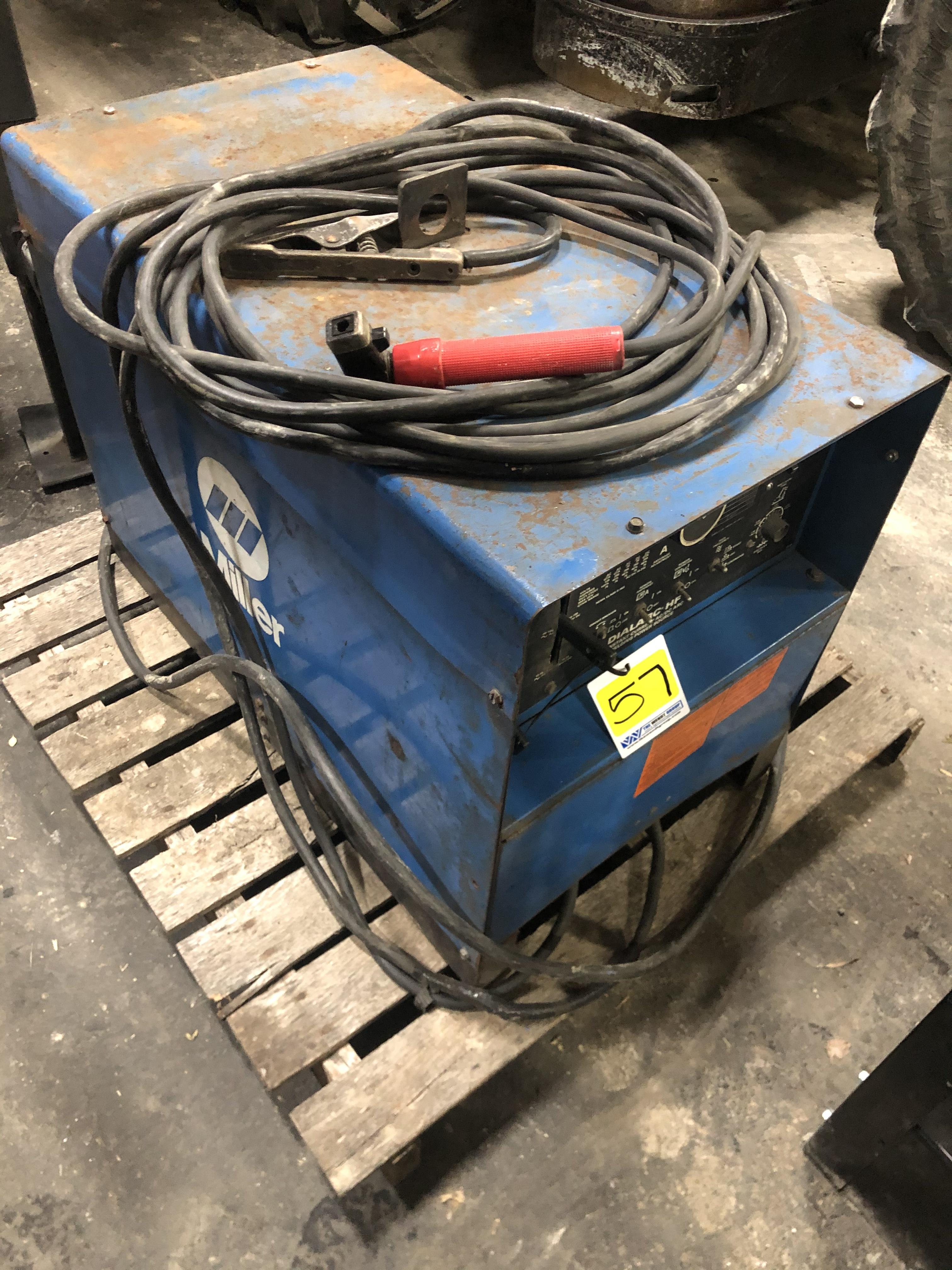 Miller DialARC HF 250 TIG/Stick welder, set up for stick welding, 1 ...