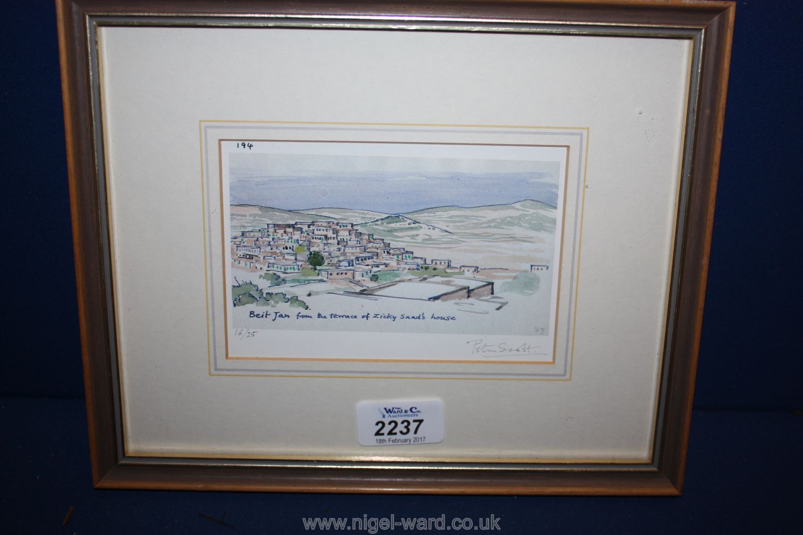 A Peter Scott limited edition signed Print, 'Best Jan'.