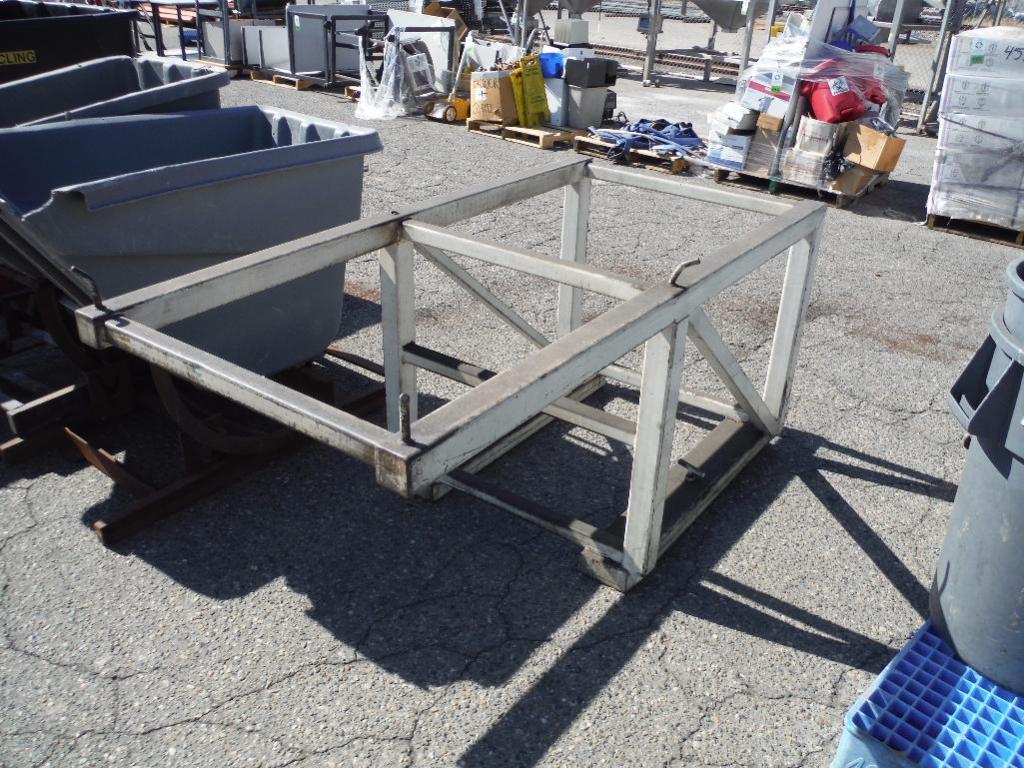 SS super sack attachment for forklift, mild steel super sack lifter ...