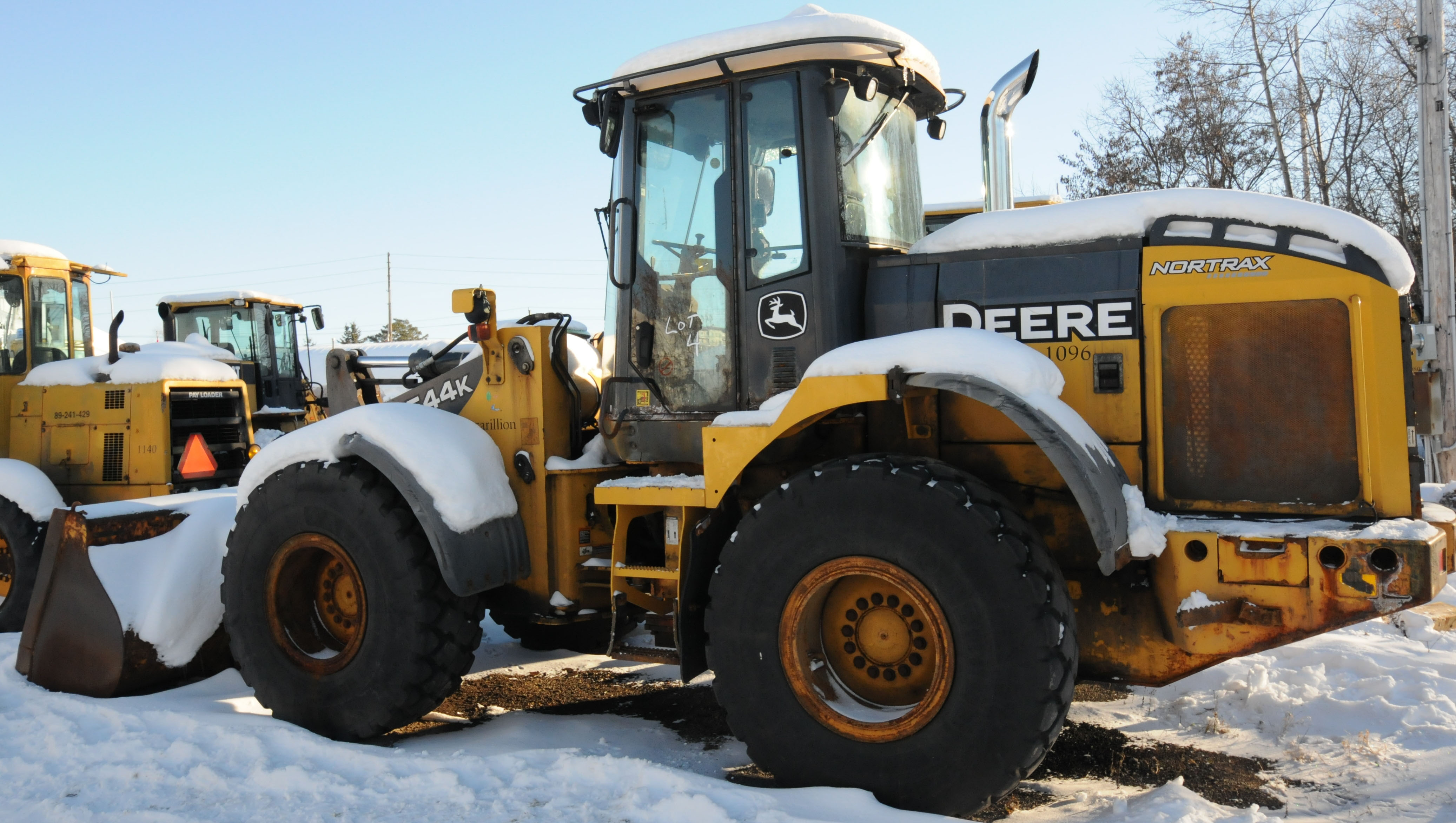 JOHN DEERE (2008) 544K ARTICULATING FRONT END WHEEL LOADER WITH BUCKET ...
