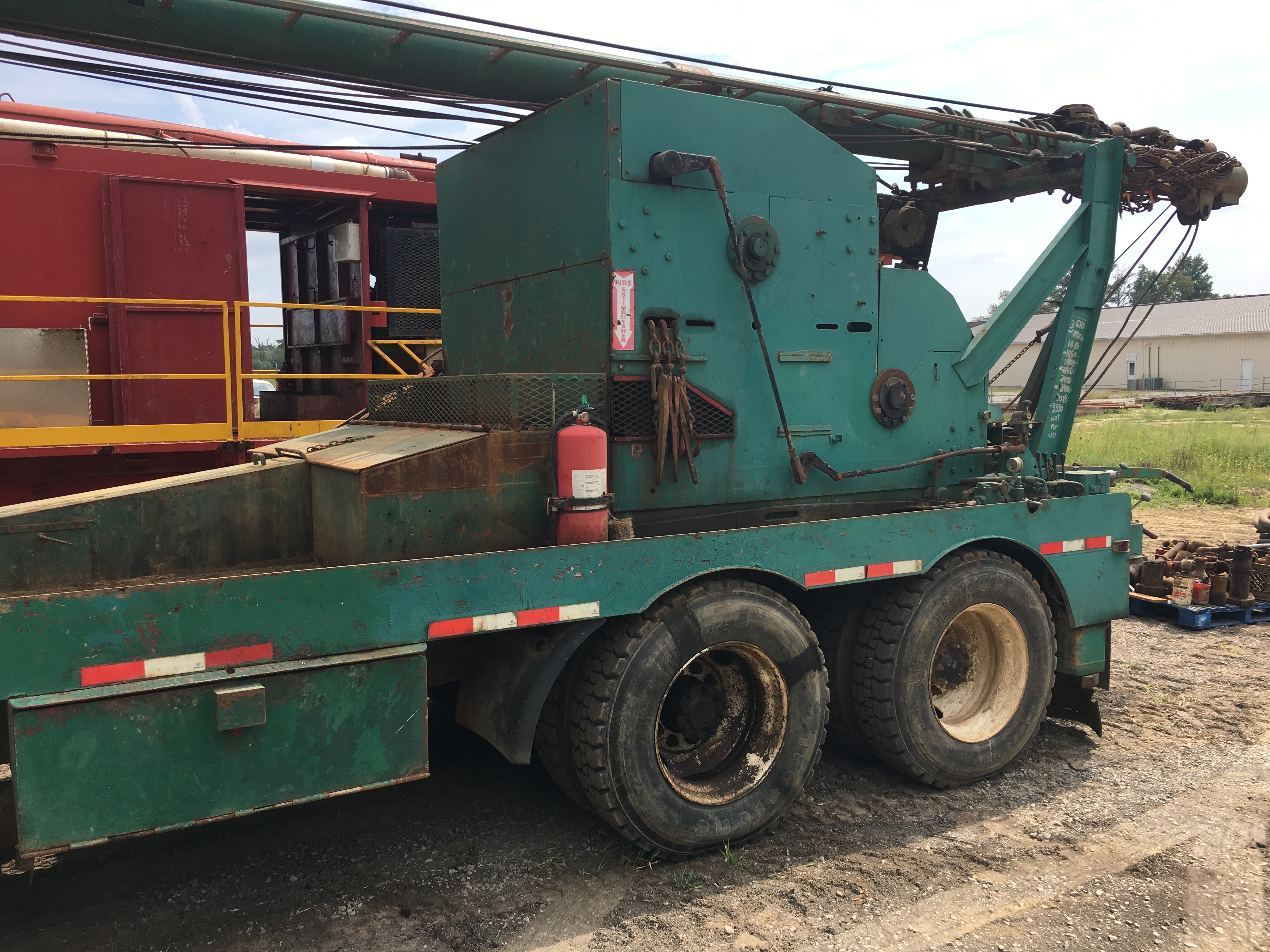 Cooper 32-32 Double Drum Workover Rig, Single Pole 8” x 10” Mast ...