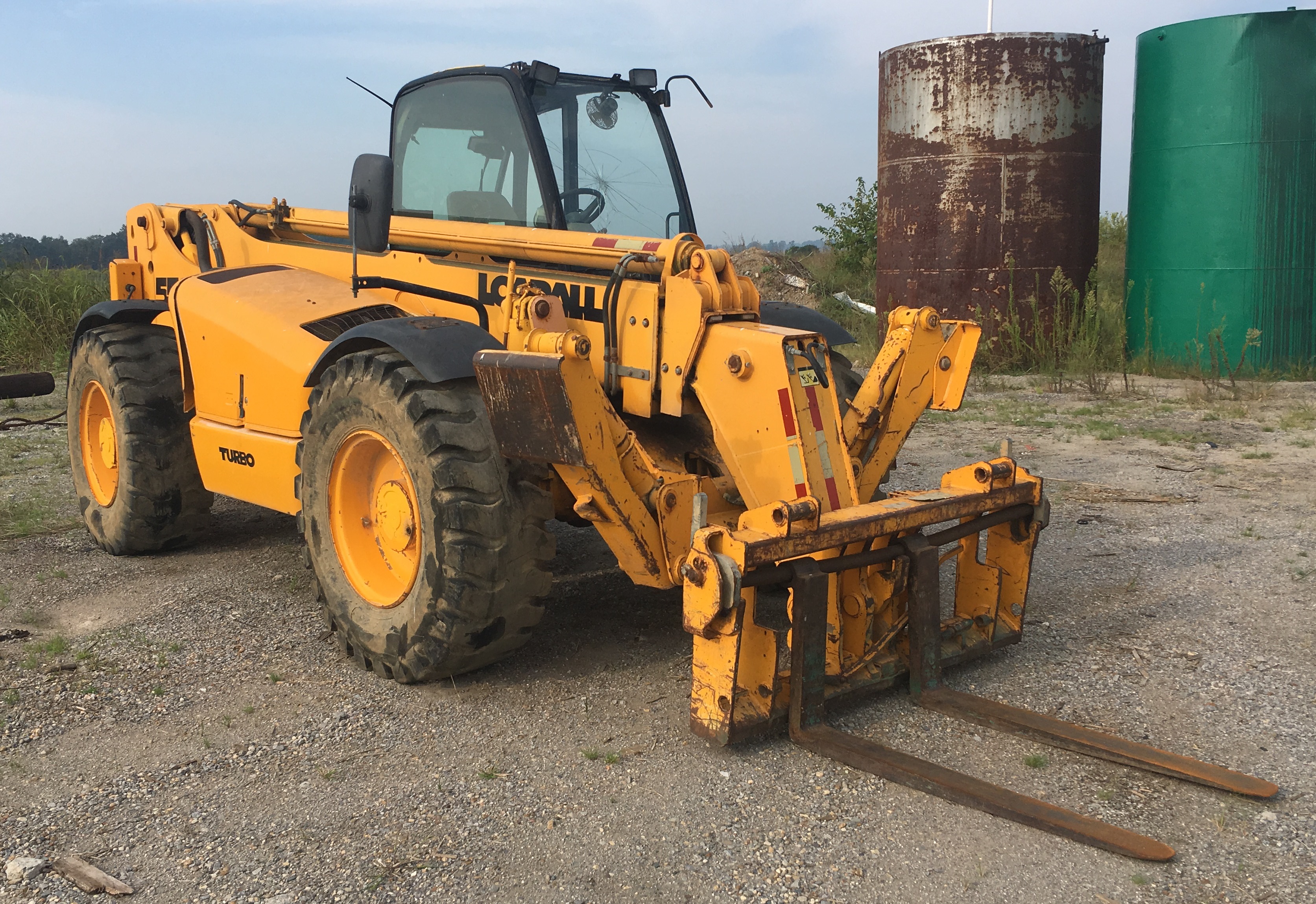 2002 JCB Model 550 Loadall Telehandler, Turbo, 10,000 Lb. Capacity, 44 ...