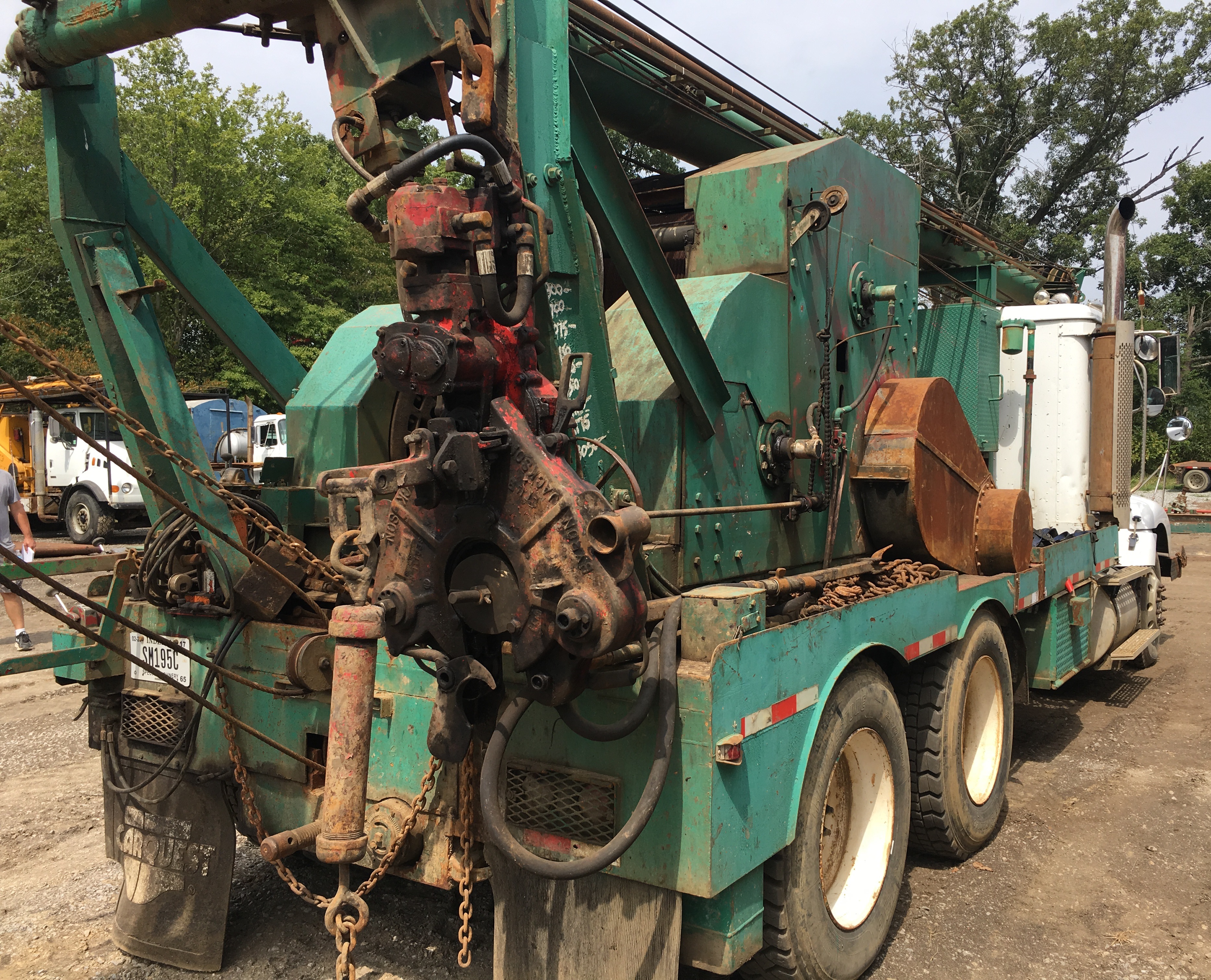 Cooper 32-32 Double Drum Workover Rig, Single Pole 8” x 10” Mast ...