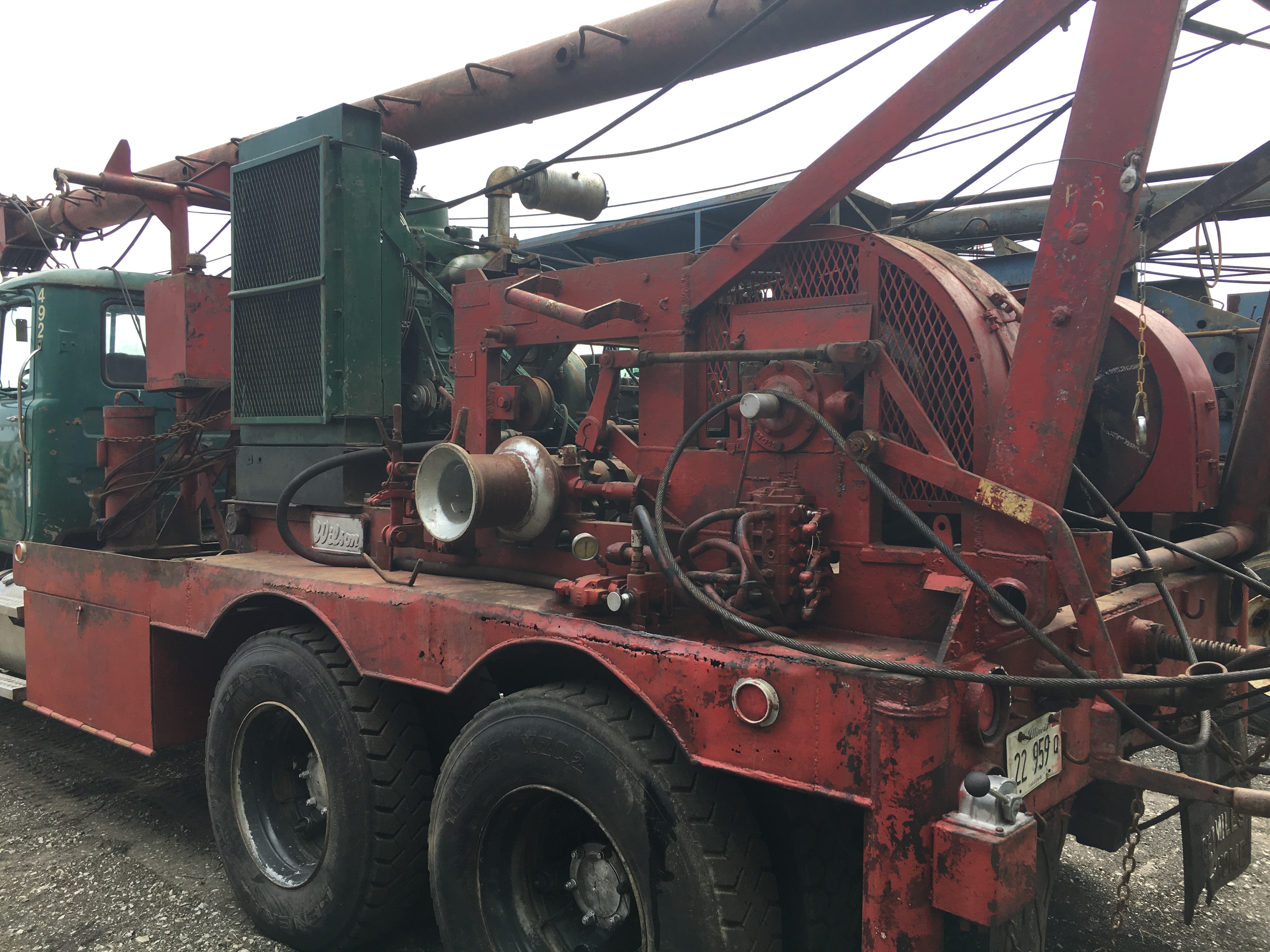 Wilson SR Single Drum Pulling Unit, Detroit 471 Diesel, Hydraulics For ...