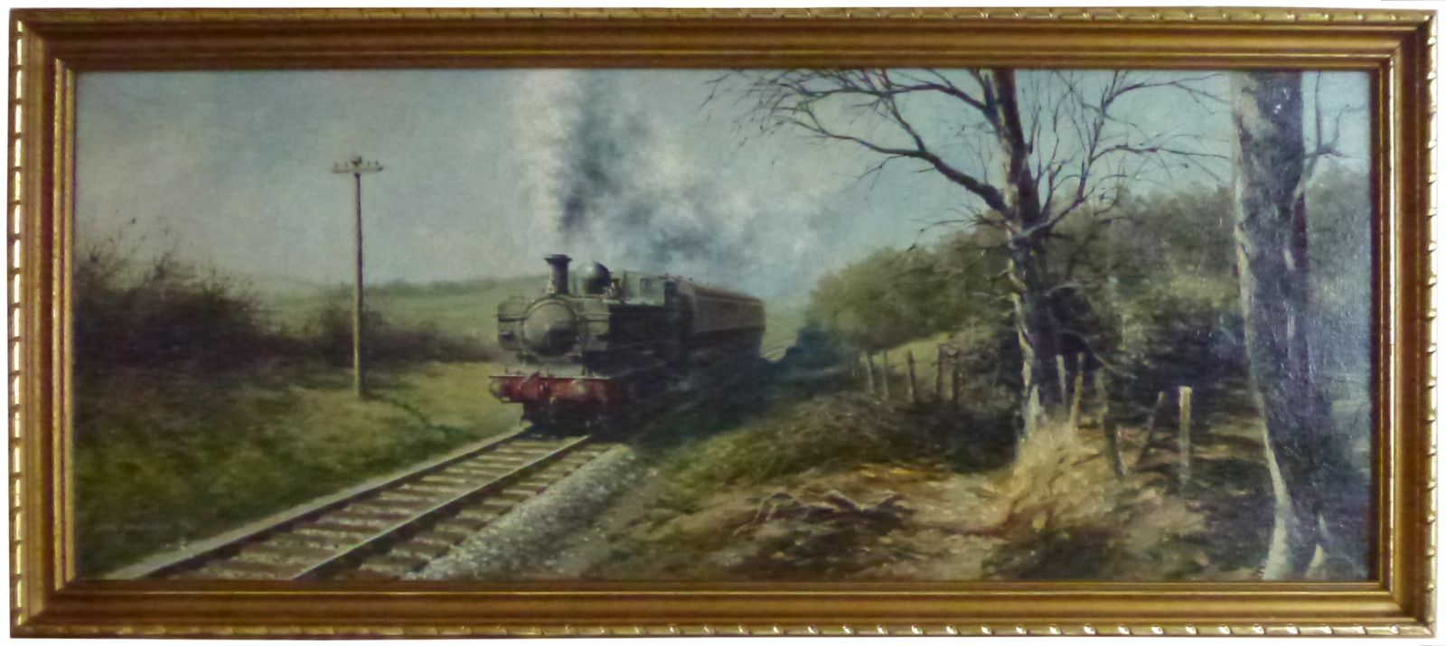 Railway Paintings, GWR, Pannier, Breckon: A Don Breckon original OIL ...