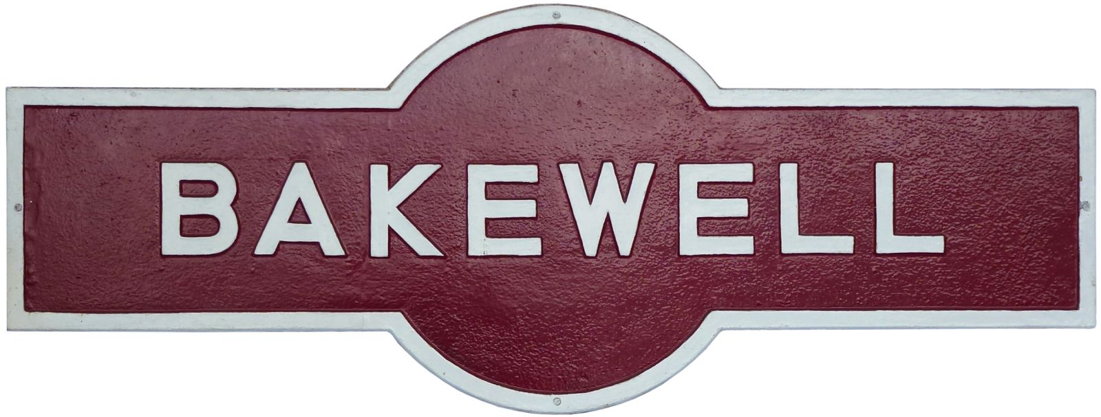 Railway Station Target Signs, Bakewell: A LMS alloy 'Hawkseye' station ...