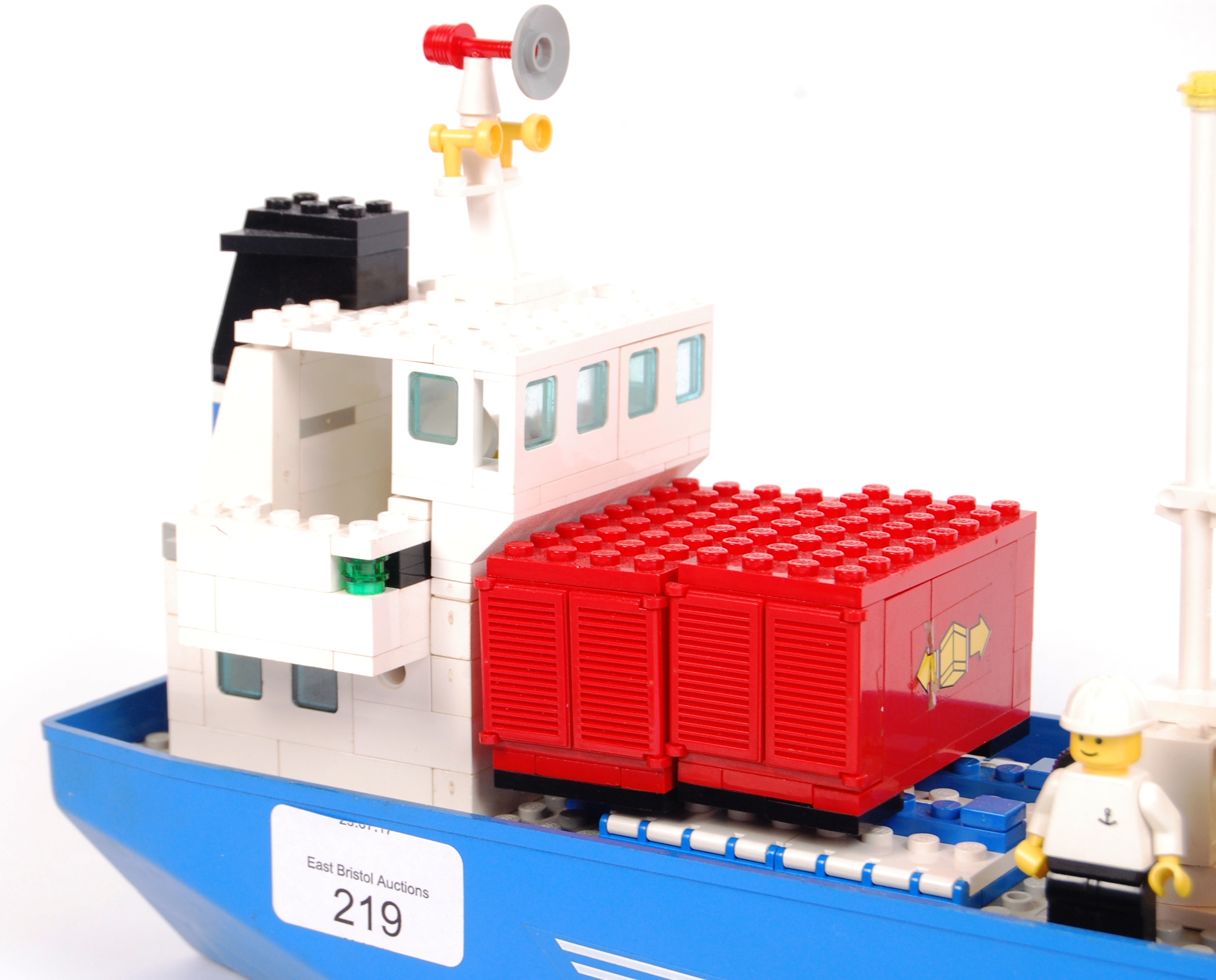 An original vintage Lego Legoland made set 4030 Cargo Ship. Fully made ...