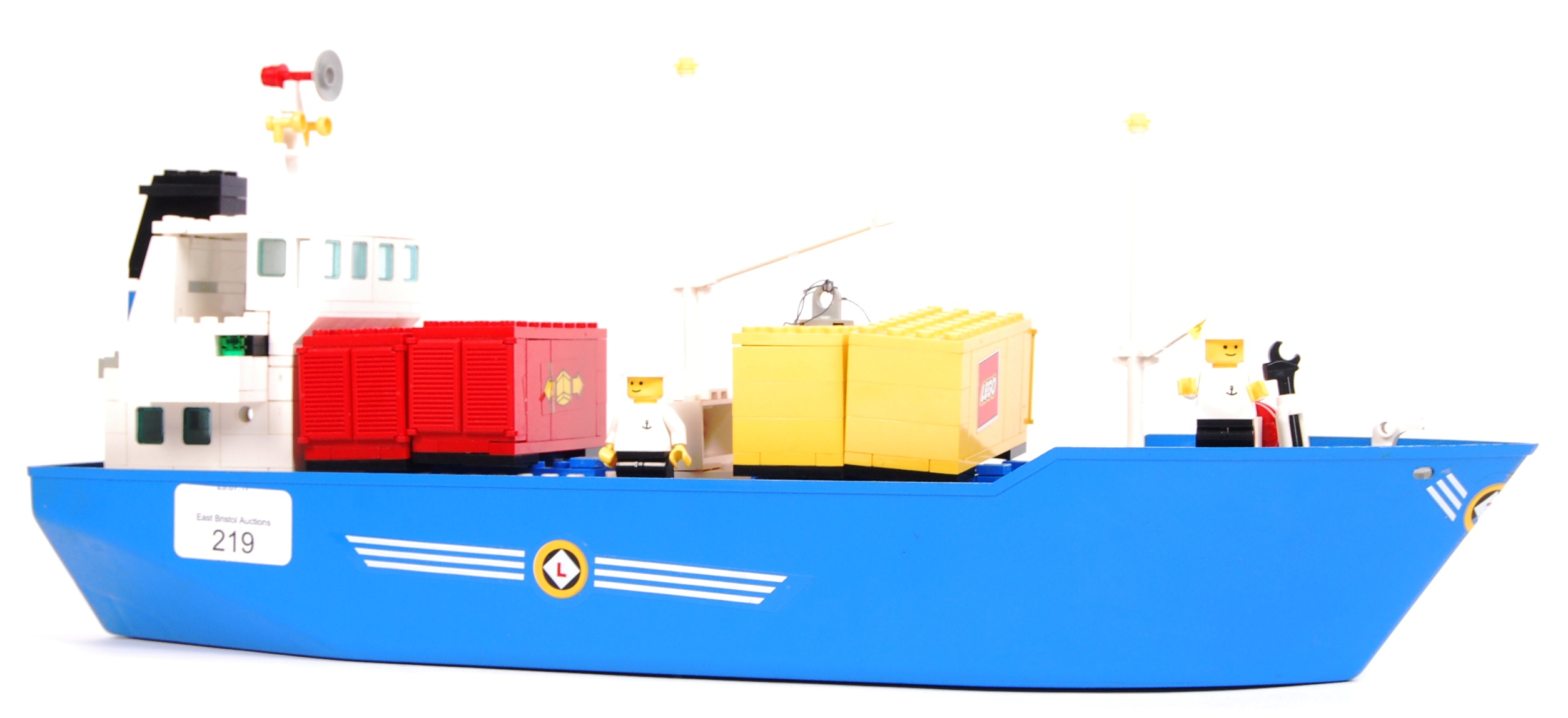An original vintage Lego Legoland made set 4030 Cargo Ship. Fully made ...