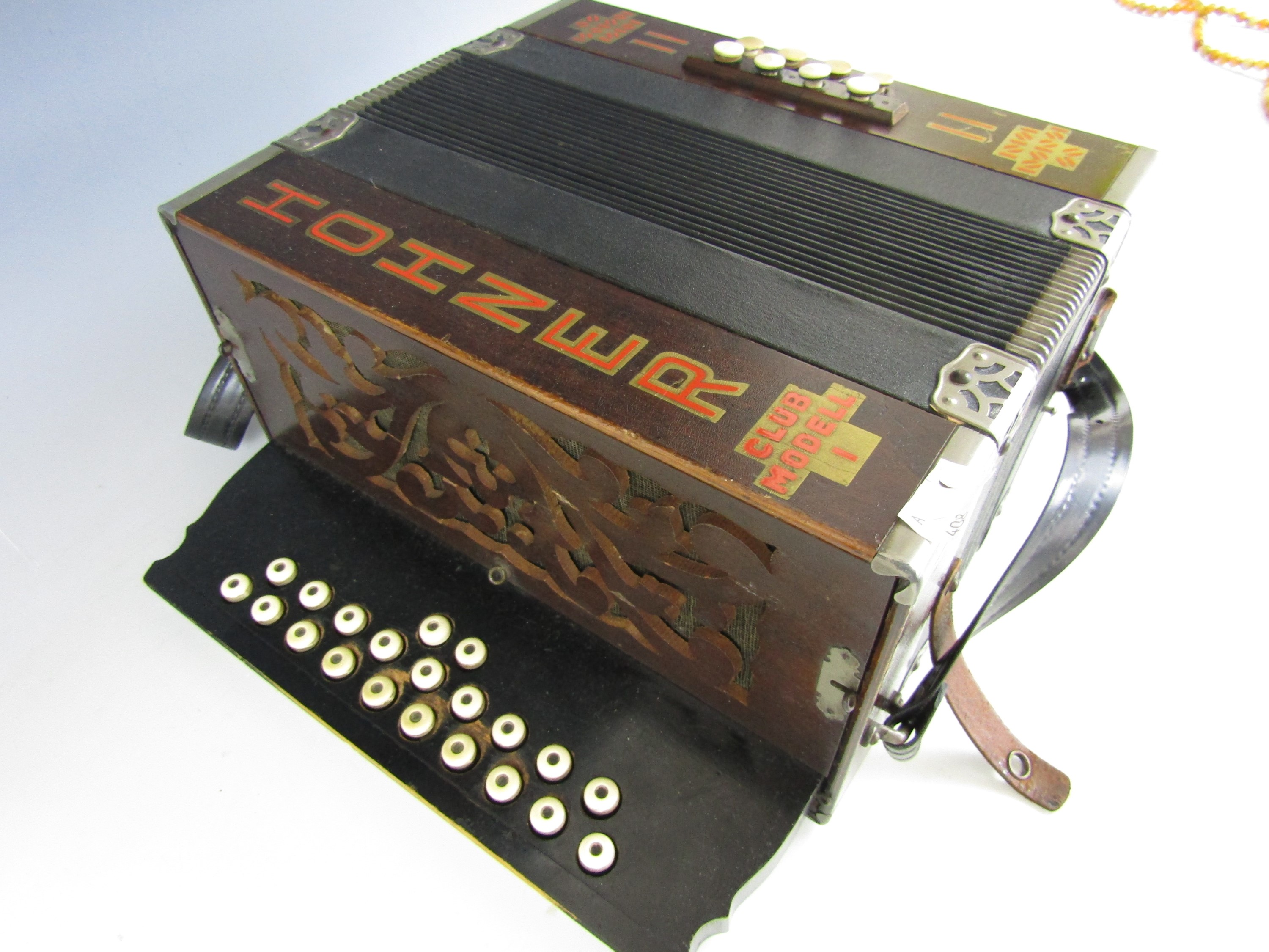 A 1930s Hohner Club Modell I accordion