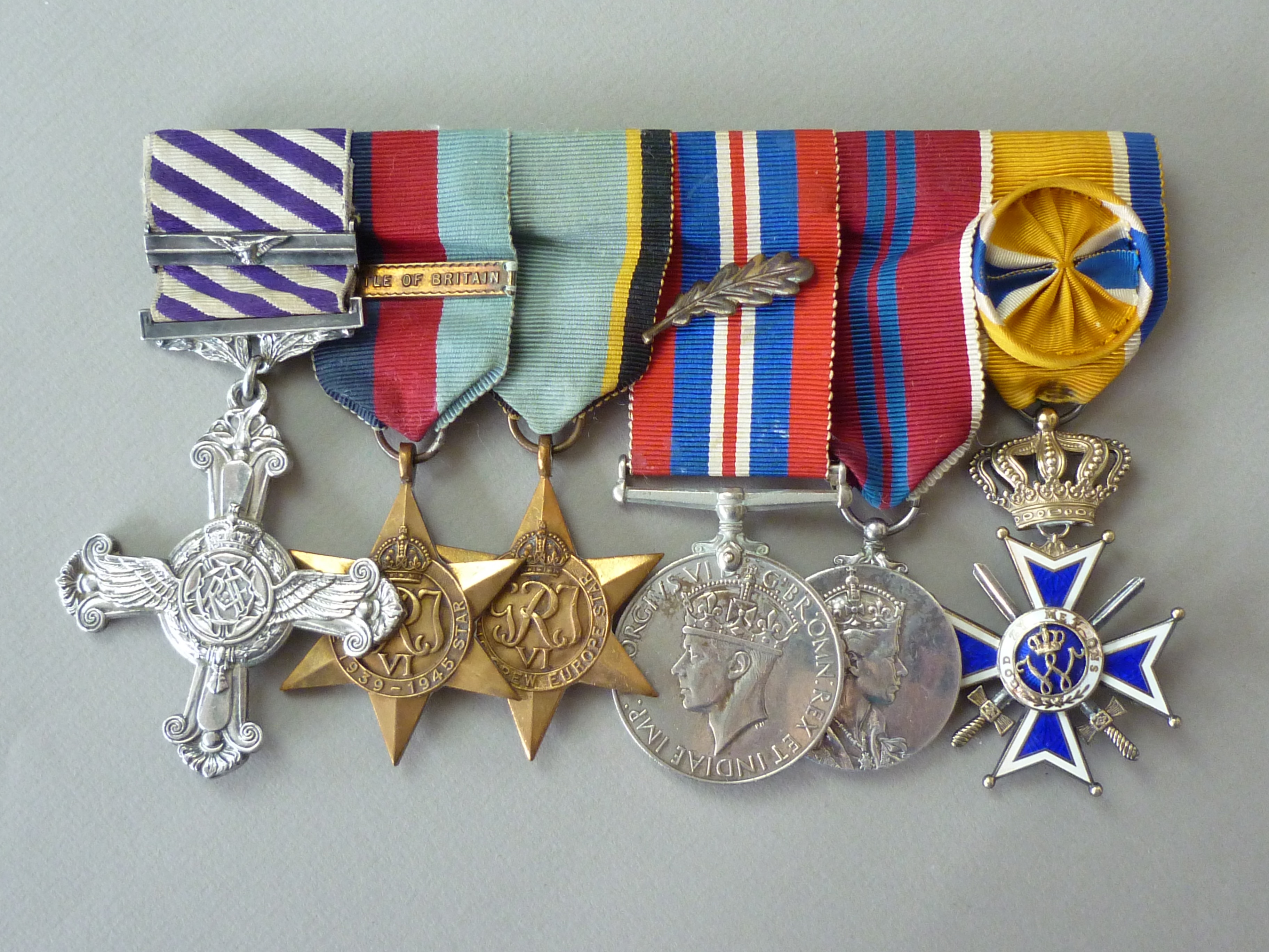 A Second World War Battle of Britain and gallantry medal group ...