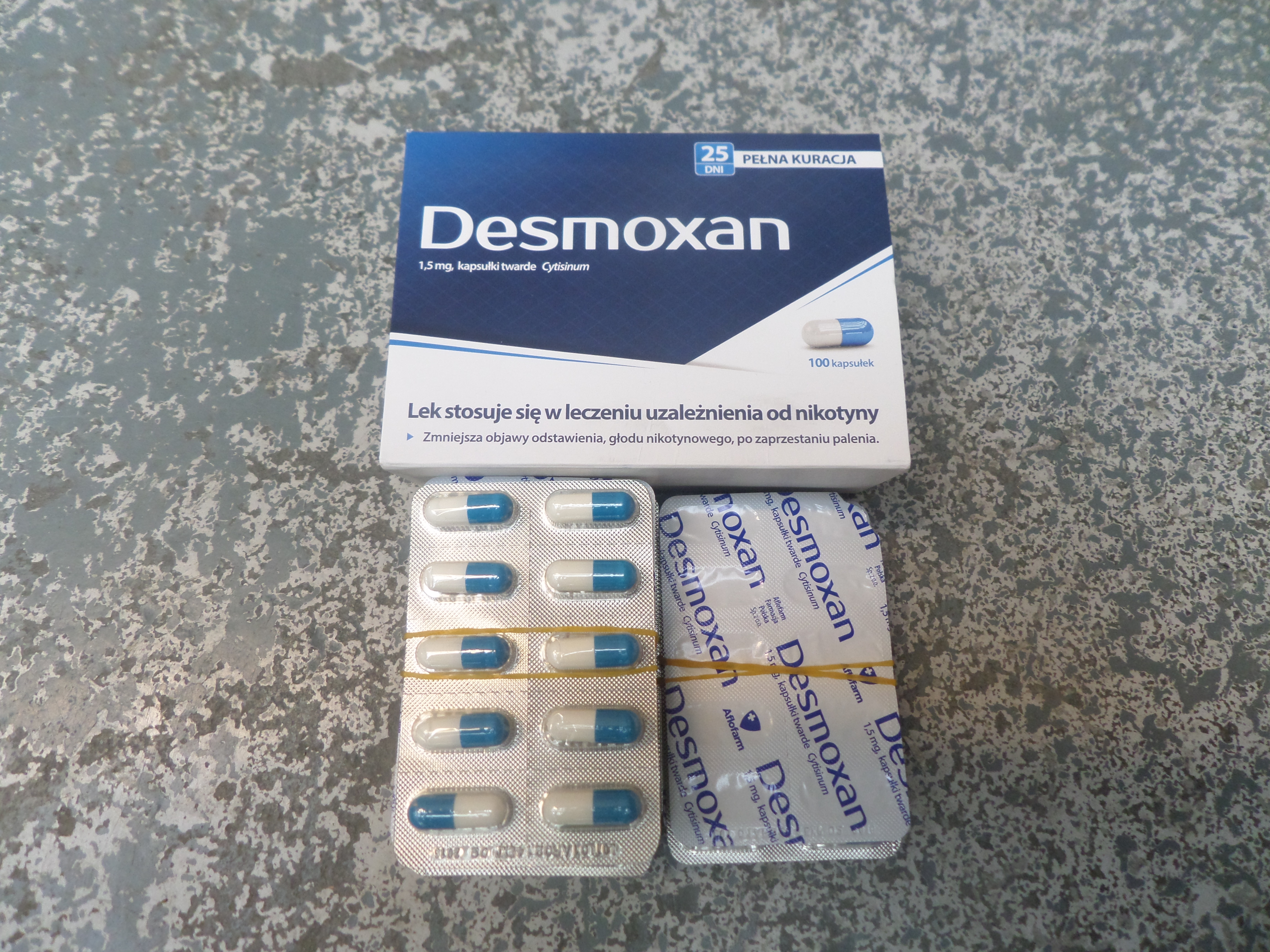 Desmoxan - Stop smoking treatment - rzucanie palenia smoke free 100 capsule