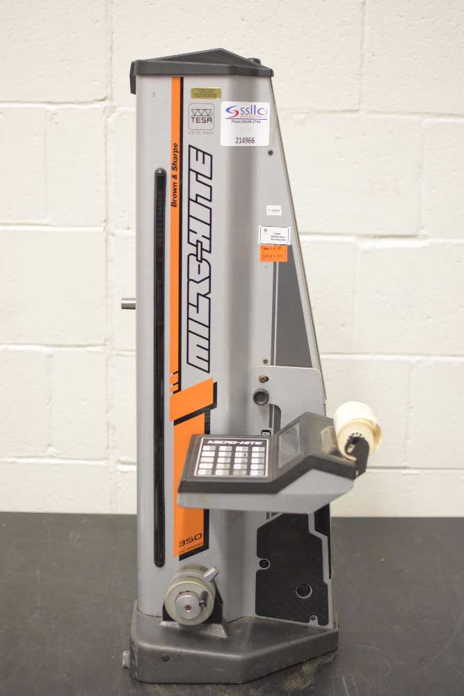 Brown and Sharpe TESA Micro-hite 350 Height Gage , (1) Micro-hite 350 ...