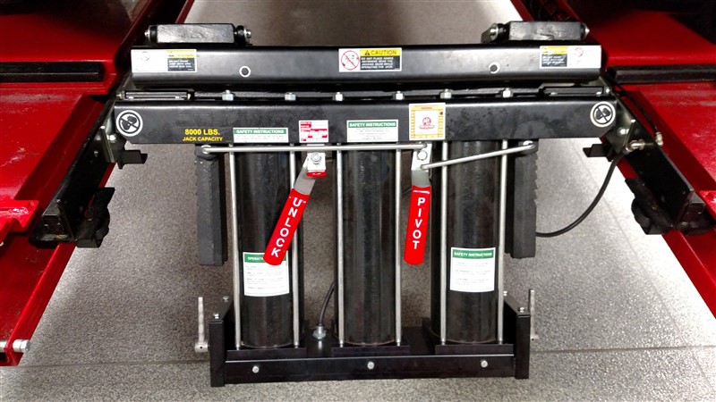 Hunter L421-14K 14,000 Lb. 4-Post Surface Alignment-Rack Lift s/n ...