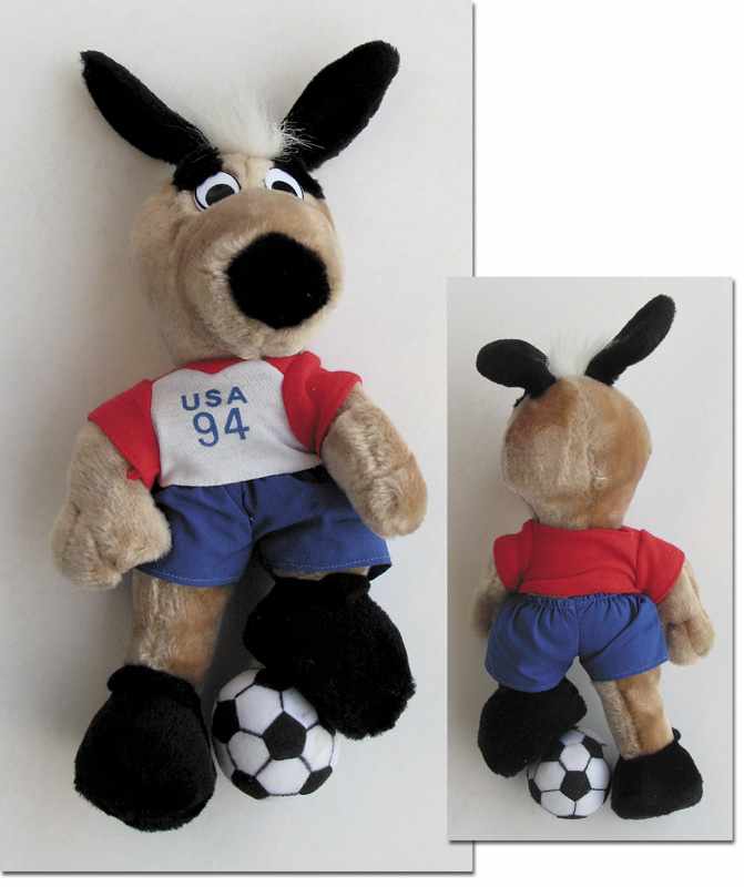 World Cup 1994. Official Mascot Striker - Cuddly toy, height 40 cm ...