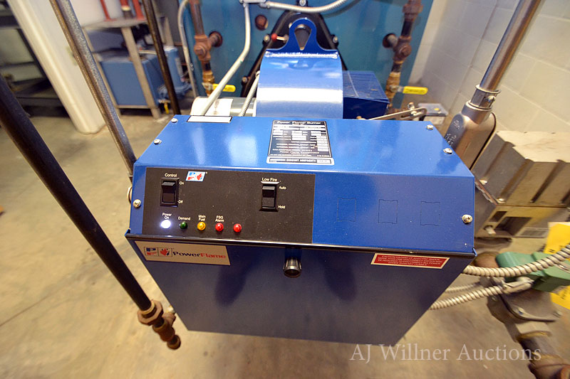 Burnham Model V111 Low Pressure Boiler s/n 65060668, LP Fired w/ Power ...