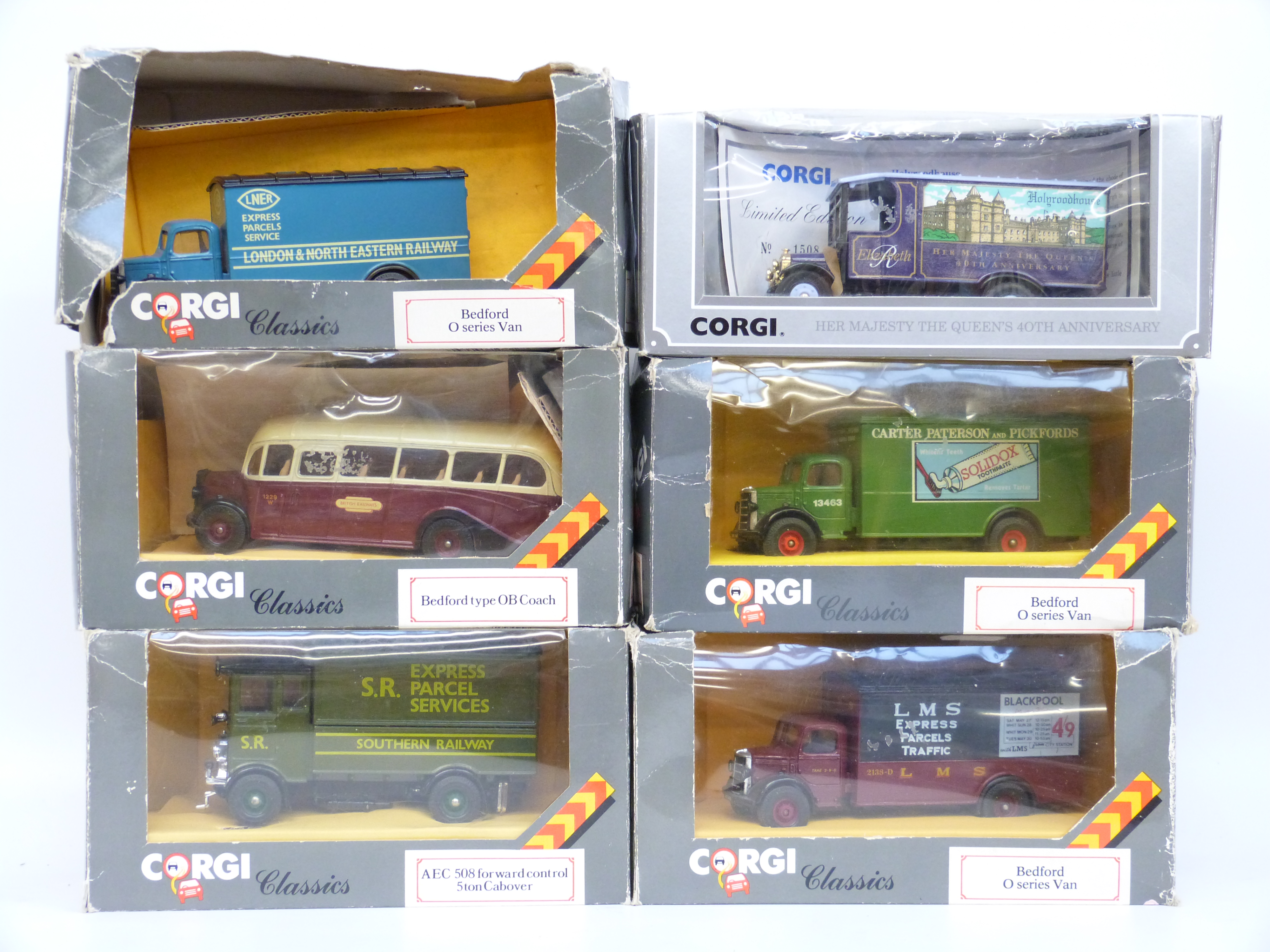 Fifteen Corgi and Corgi Classics diecast model commercial vehicles and ...