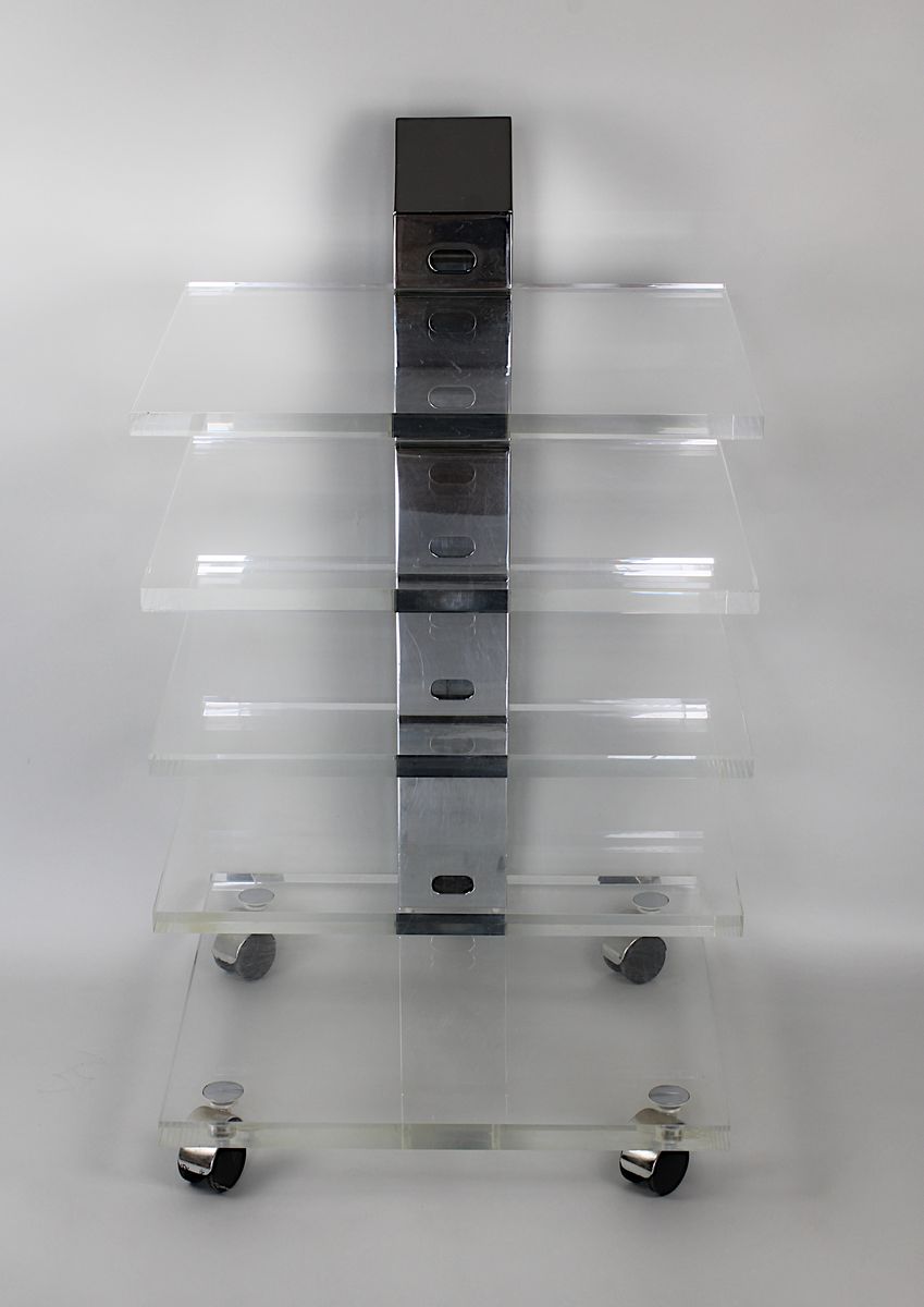 Stereo-Regal, Hifi Rack Vintage High End, Plexiglas, 5 Etagen ...