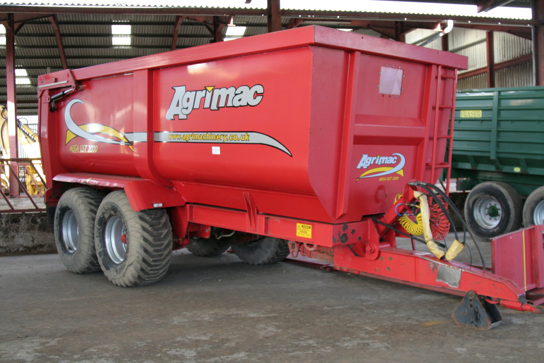 Sale Item: AGRIMAC MEGA GST 2000 TRAILER Vat Status: Plus Vat @ 20 % ...