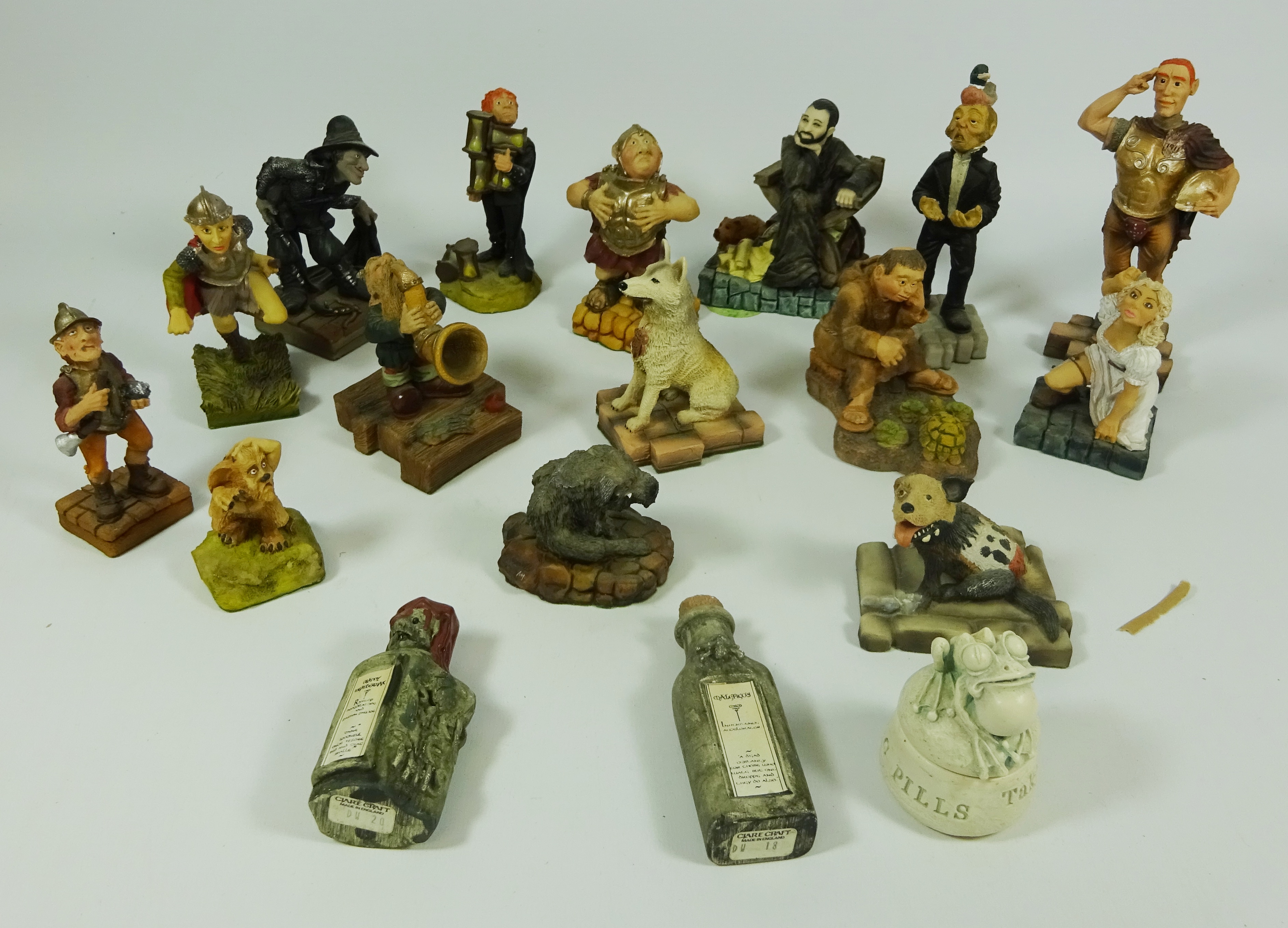 Collection of Terry Pratchett Discworld figurines including The ...