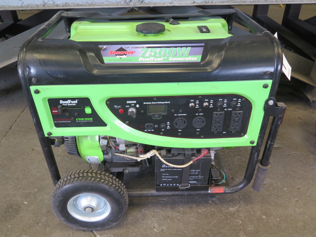 Smarter Tools mdl. GP-7500SDEB 7500 Watt Dual Fuel (Gasoline/Propane ...