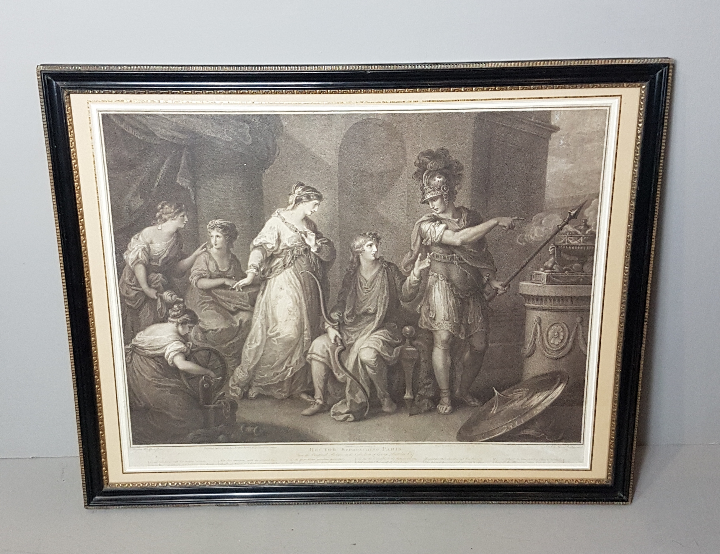 FRANCESCO BARTOLOZZI, 1727 -1815, A COLOURED ENGRAVING Heightened with ...