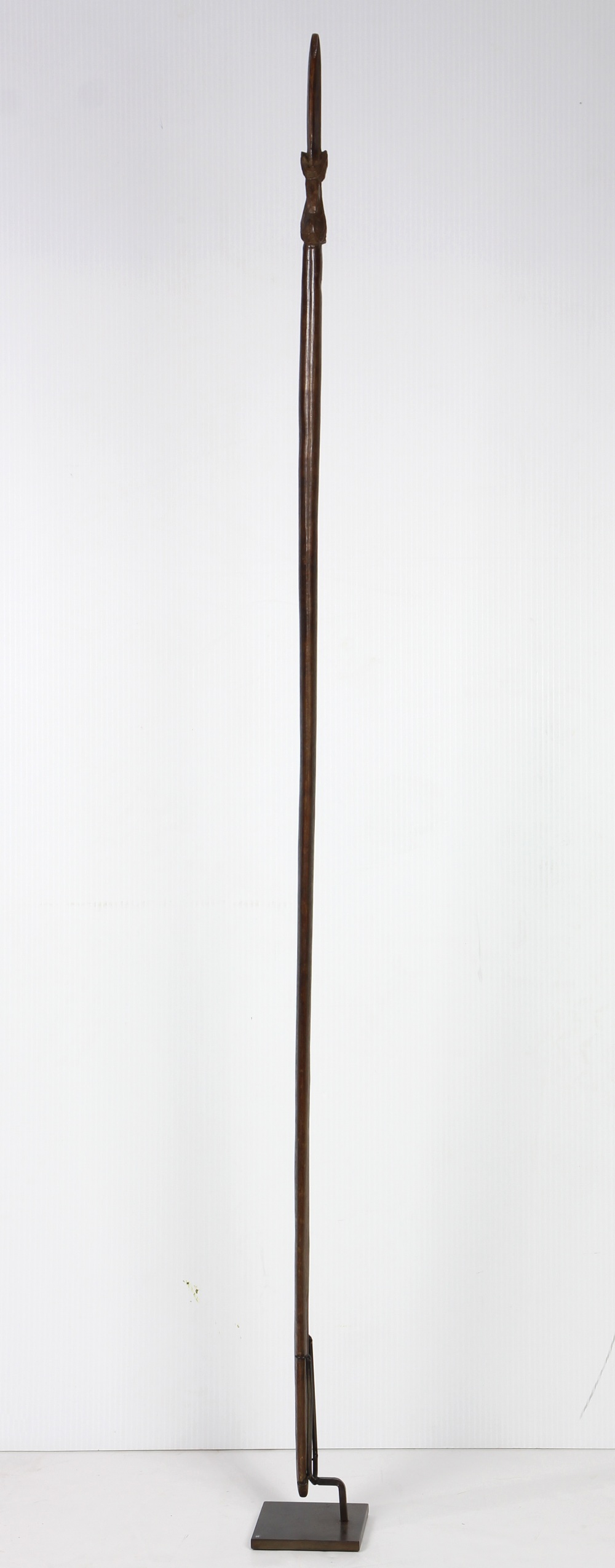 A Maori, New Zealand, fighting stick used at close quarters, aka taiaha ...