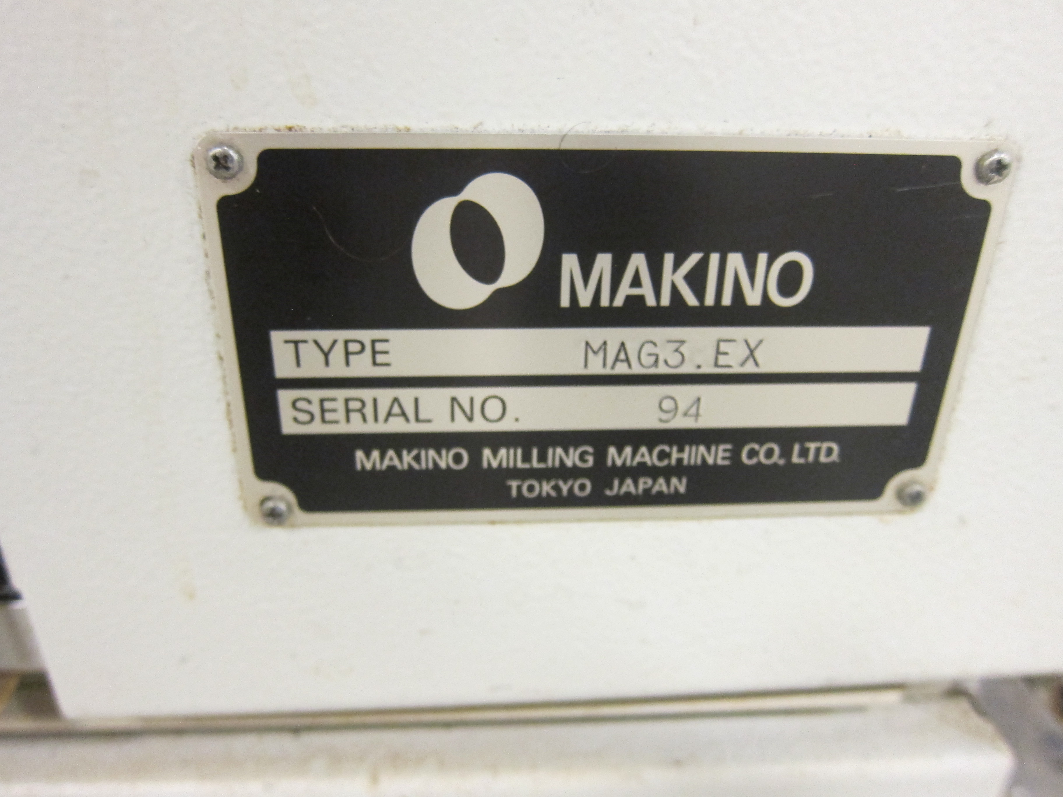 MAKINO MAG3.EX WITH A.P.C. PRO 5 Control 157'' X 59'' X 39'', HSK 80 ...