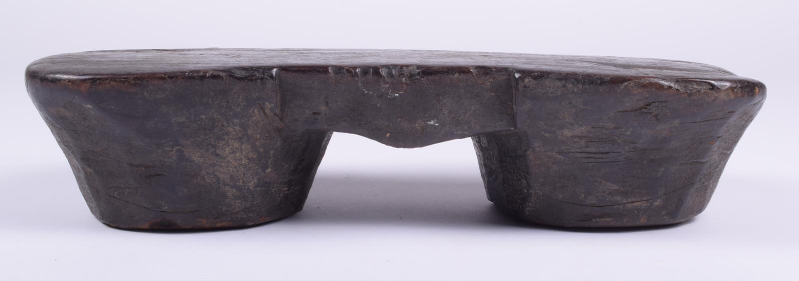 An Ifugao stool Philippines carved wood, and modelled as an Hagabi ...