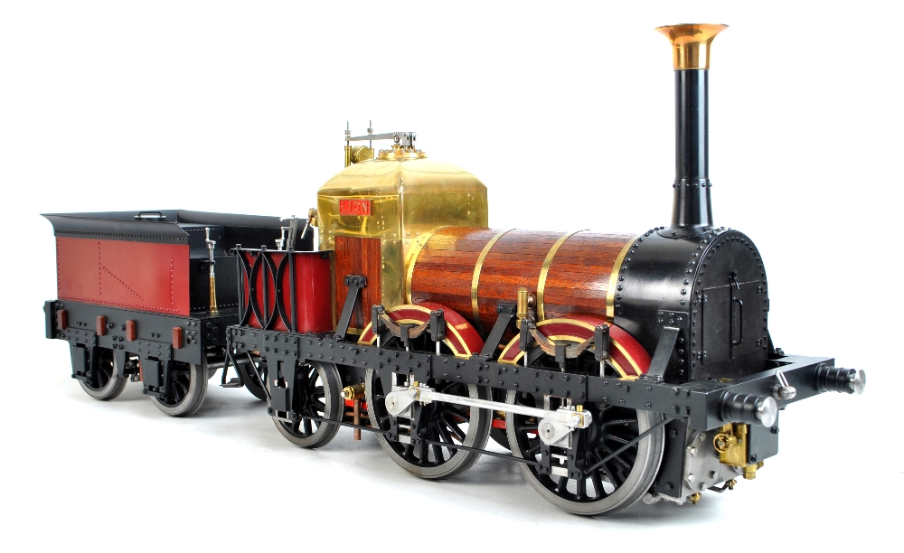 A superb quality scratch built 5" gauge live steam model LMR 57 Lion 0 ...