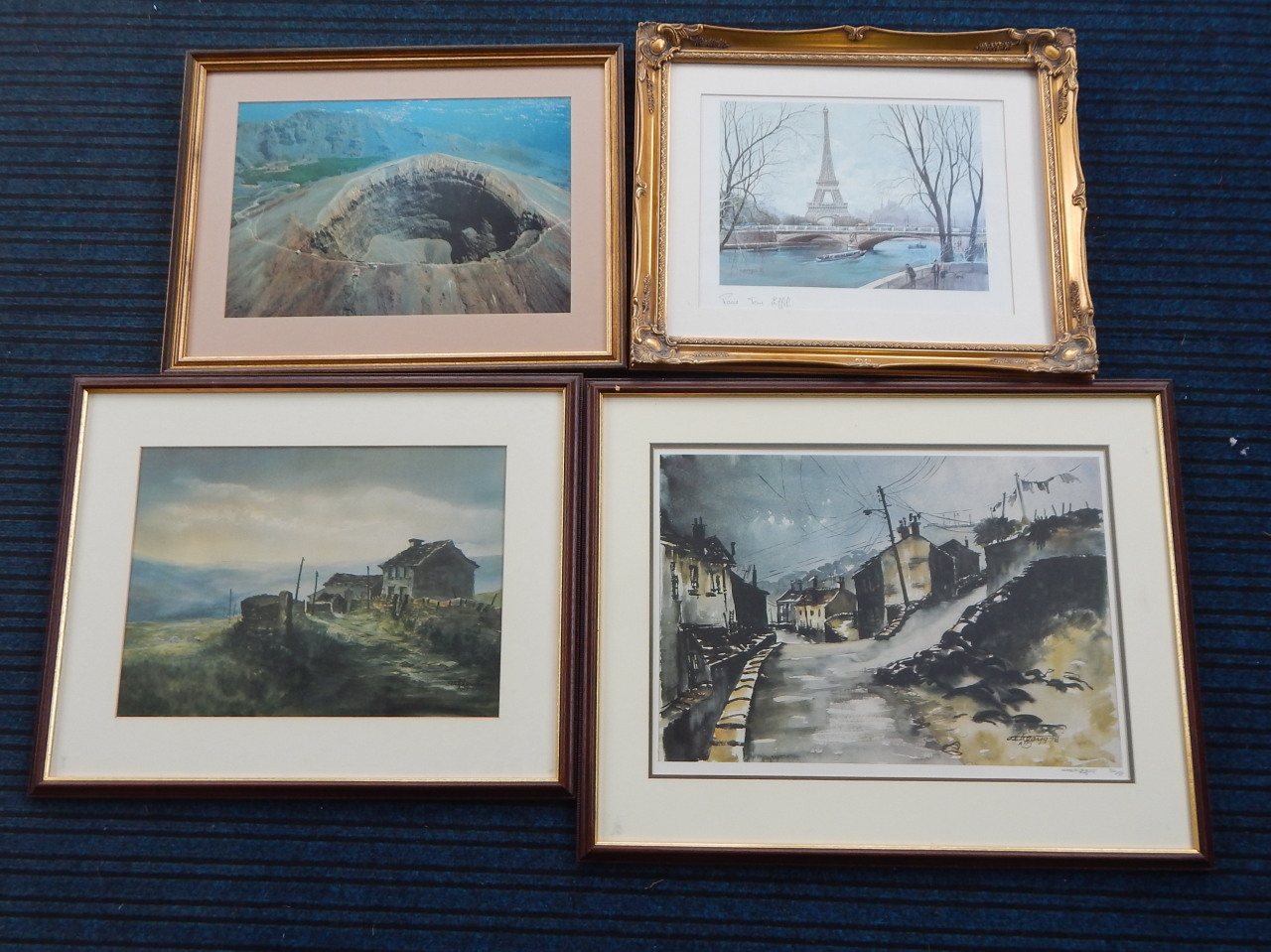 Ashley Jackson (b.1940). Village scene, artist signed limited edition ...