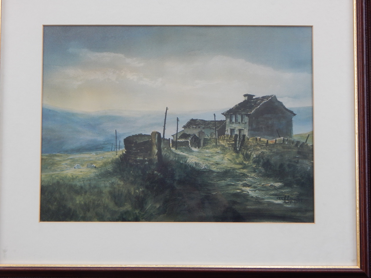 Ashley Jackson (b.1940). Village scene, artist signed limited edition ...