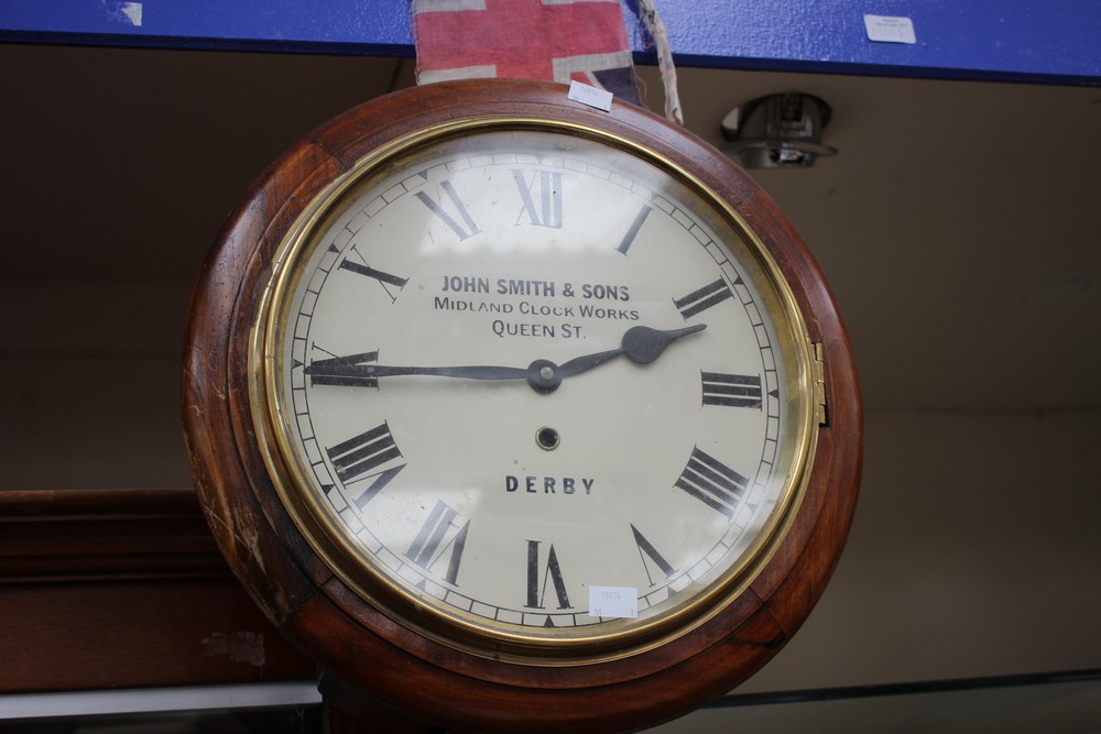John Smith and Sons Midland clock works, Queen Street, Derby, mahogany ...