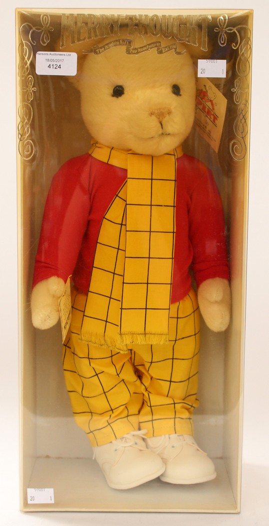 Merrythought: A Merrythought 'Rupert the Bear', limited to license to ...