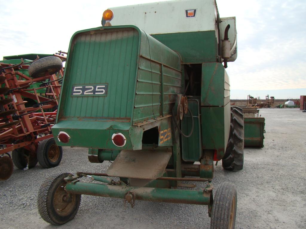Oliver 525 combine with attachments