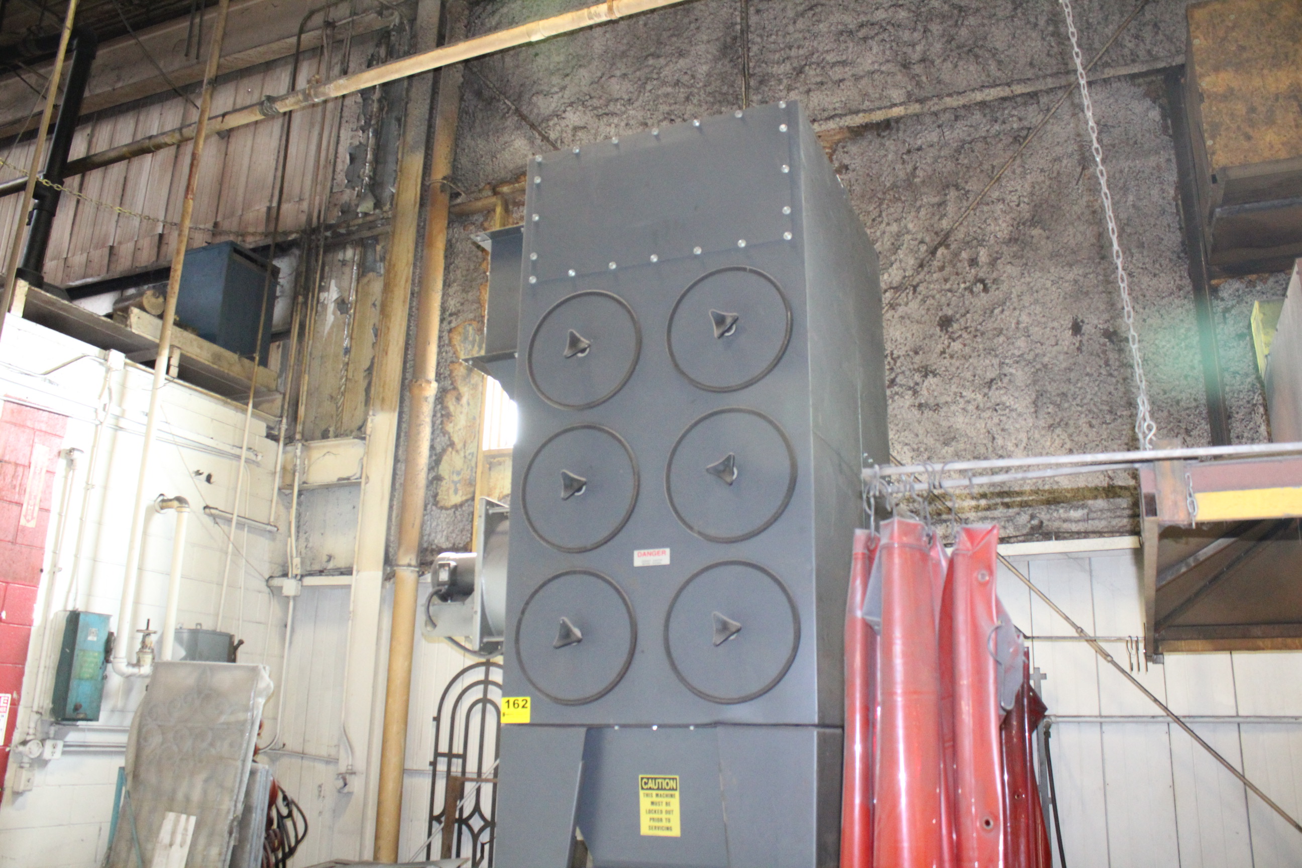 AAF OPTIFLO 3RC6 PULSE JET CARTRIDGE TYPE DUST COLLECTOR, MODEL 1672393 ...