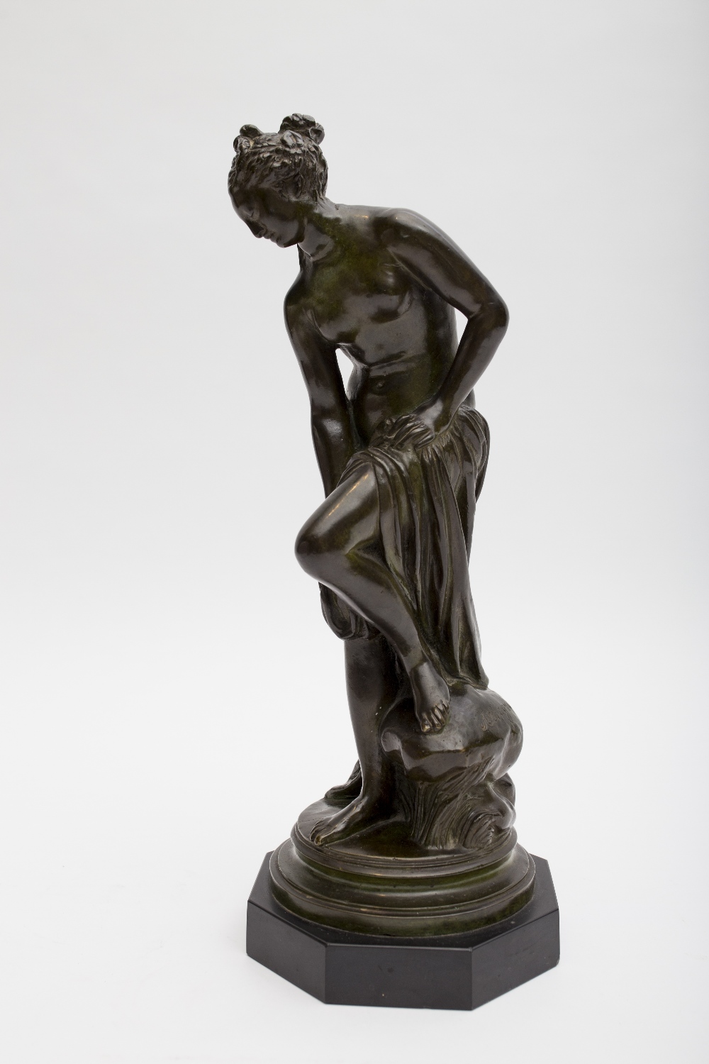 Christophe Gabriel Allegrain (1710-1795), after Diana bathing Bronze ...