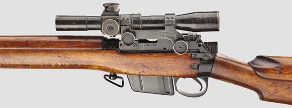 Scharfschützengewehr Lee-Enfield L42 A1 mit ZF 32, in Transportkiste ...