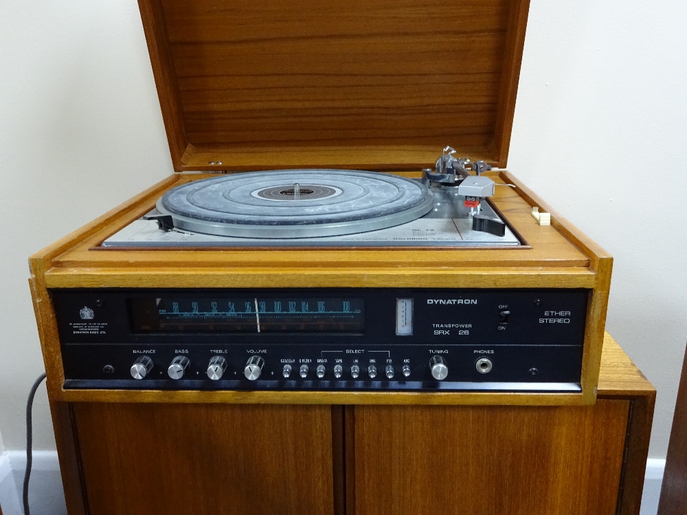 A DYNATRON TRANSPOWER SRX26 MUSIC SYSTEM, with gold ring Lenco GL75 ...