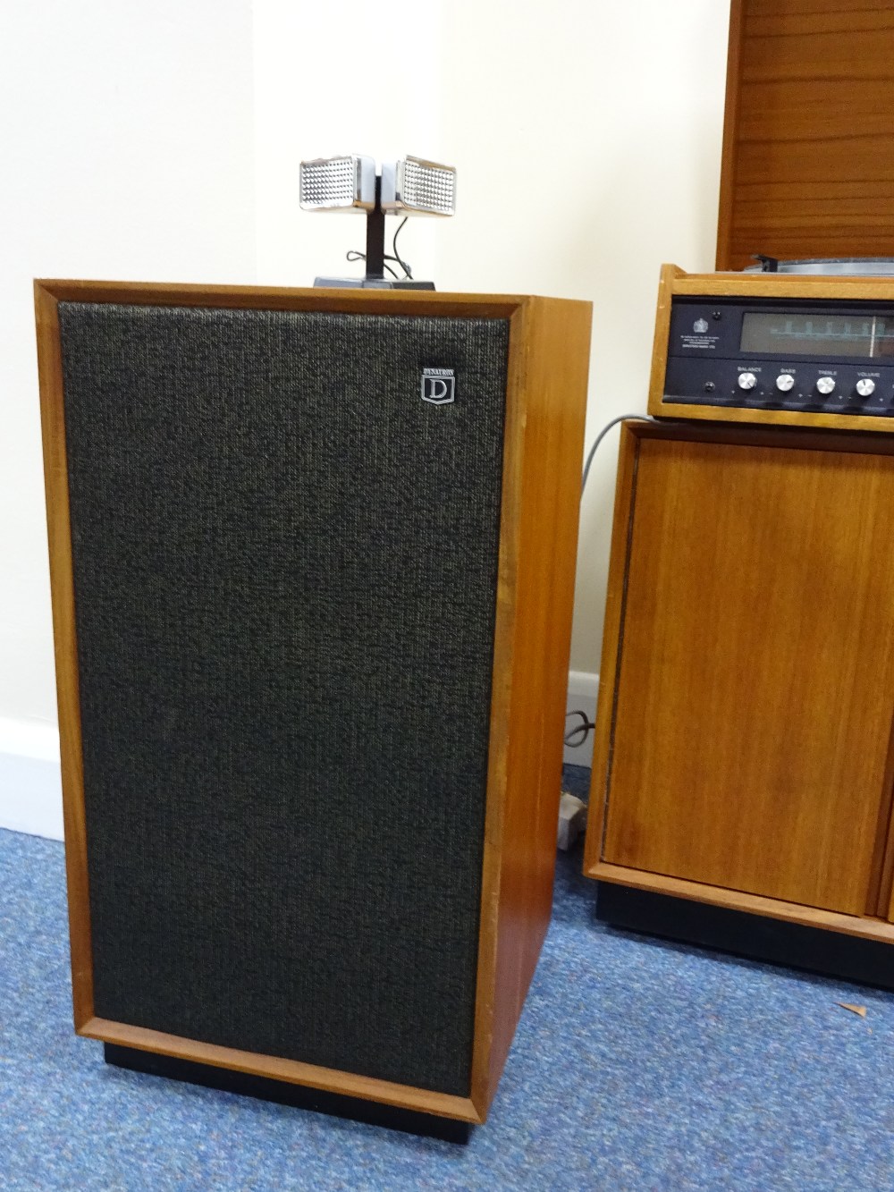 A DYNATRON TRANSPOWER SRX26 MUSIC SYSTEM, with gold ring Lenco GL75 ...