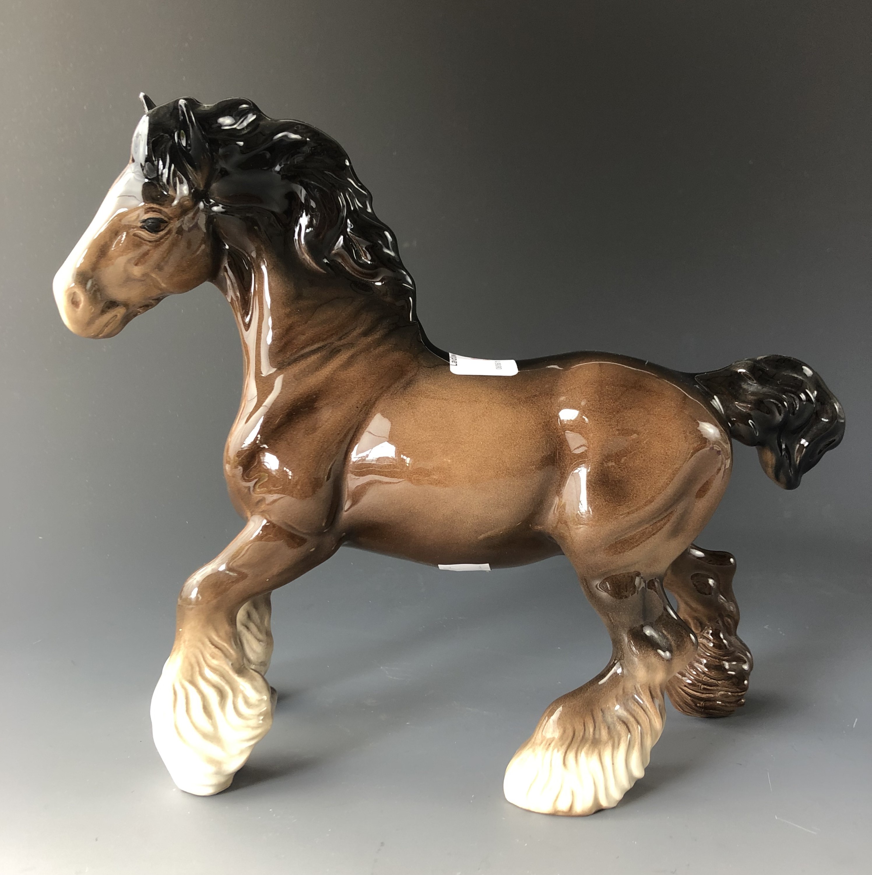 A Beswick figurine of a shire horse