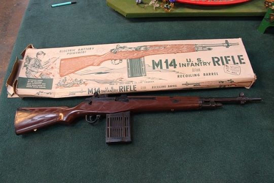 Marx Big M-14 M14 Combat Rifle Toy Gun With Recoiling Barrel Complete ...