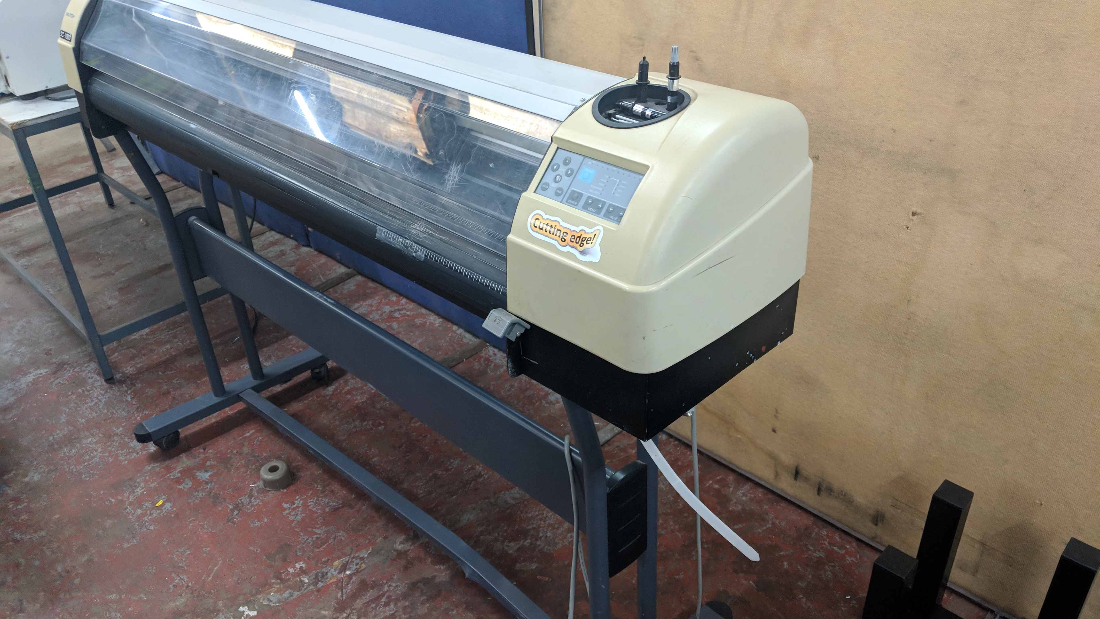 Mutoh model SC-1000 plotter IMPORTANT: Please remember goods ...