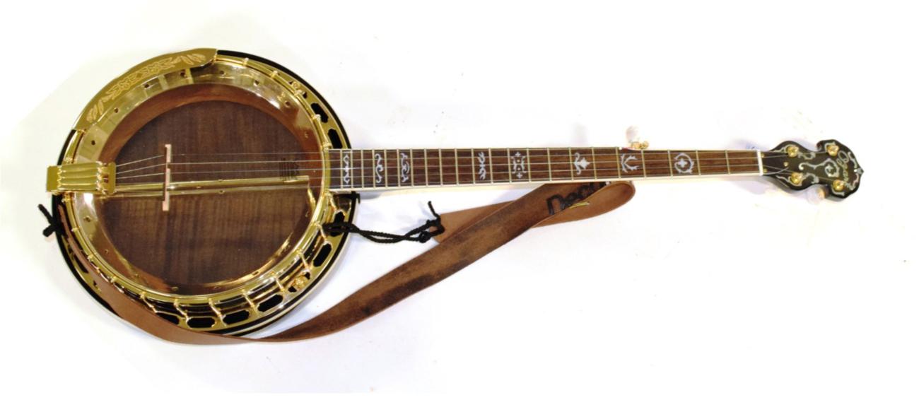 Ozark 5-String Banjo with 11'' head, mother of pearl inlay to head ...