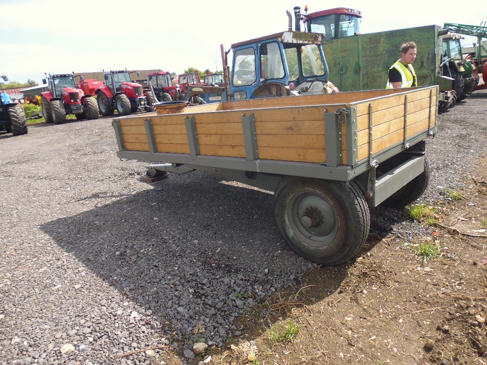 Ferguson 3 ton tipping trailer with 12 stud axle. Vendor reports the ...